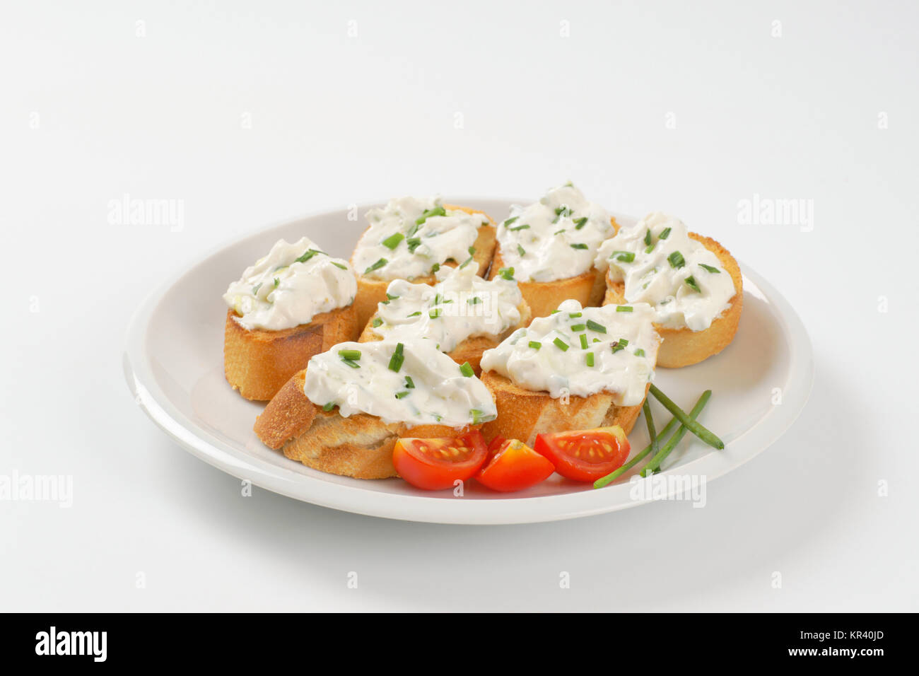cheese toast canapes Stock Photo - Alamy