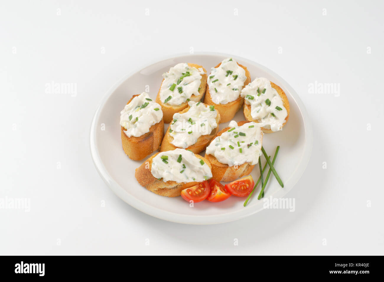 cheese toast canapes Stock Photo - Alamy