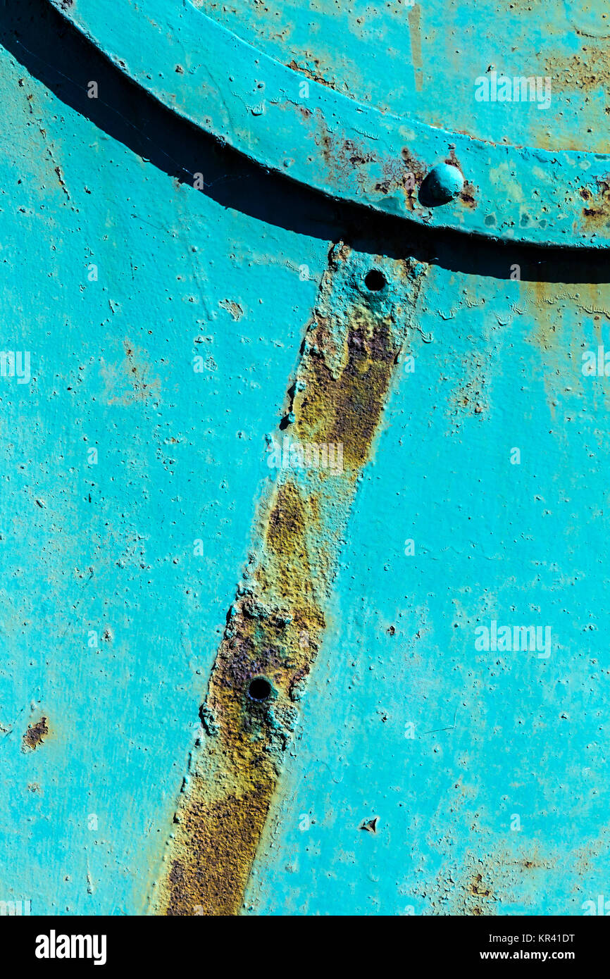 old industrial rotten rusty iron wall closed Stock Photo - Alamy