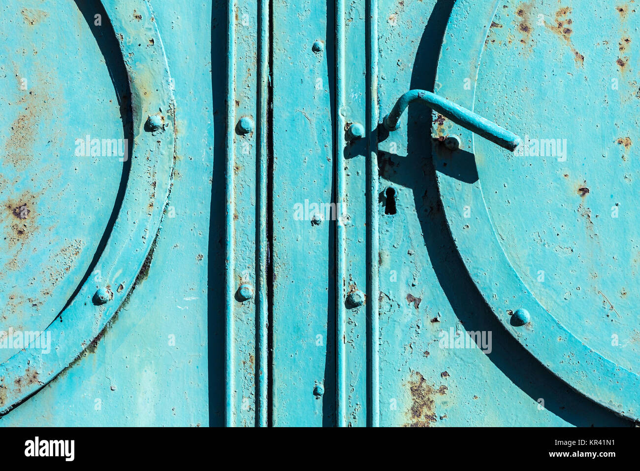 detail of old industrial rotten rusty closed iron wall Stock Photo - Alamy