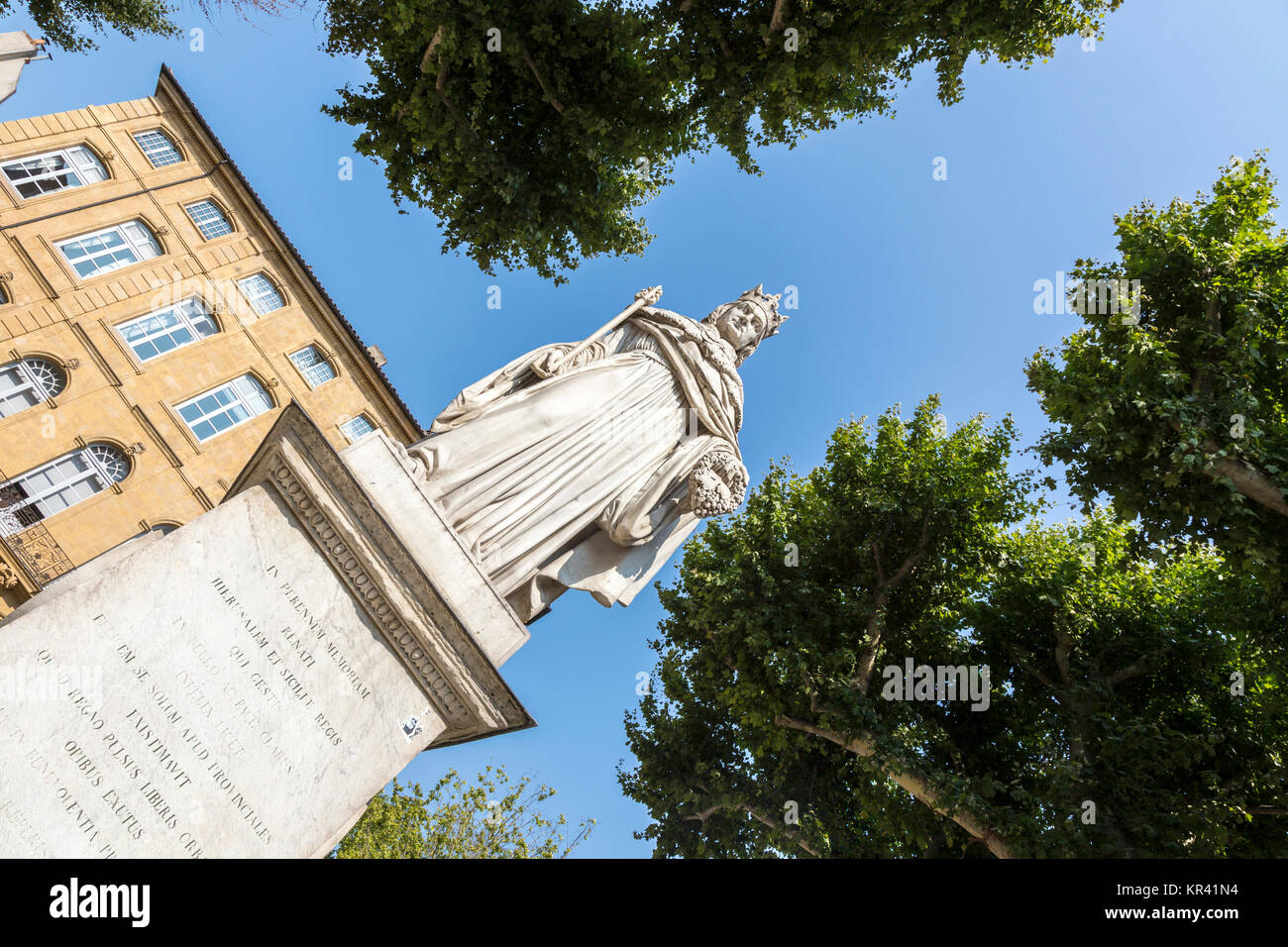 famous fountain du Roi Rene in Aix en Provence, France Stock Photo - Alamy