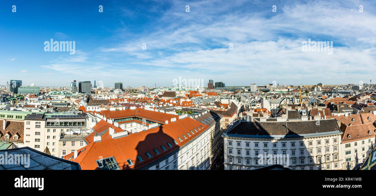 Panoramic view of Vienna city on daytime in Austria Stock Photo - Alamy