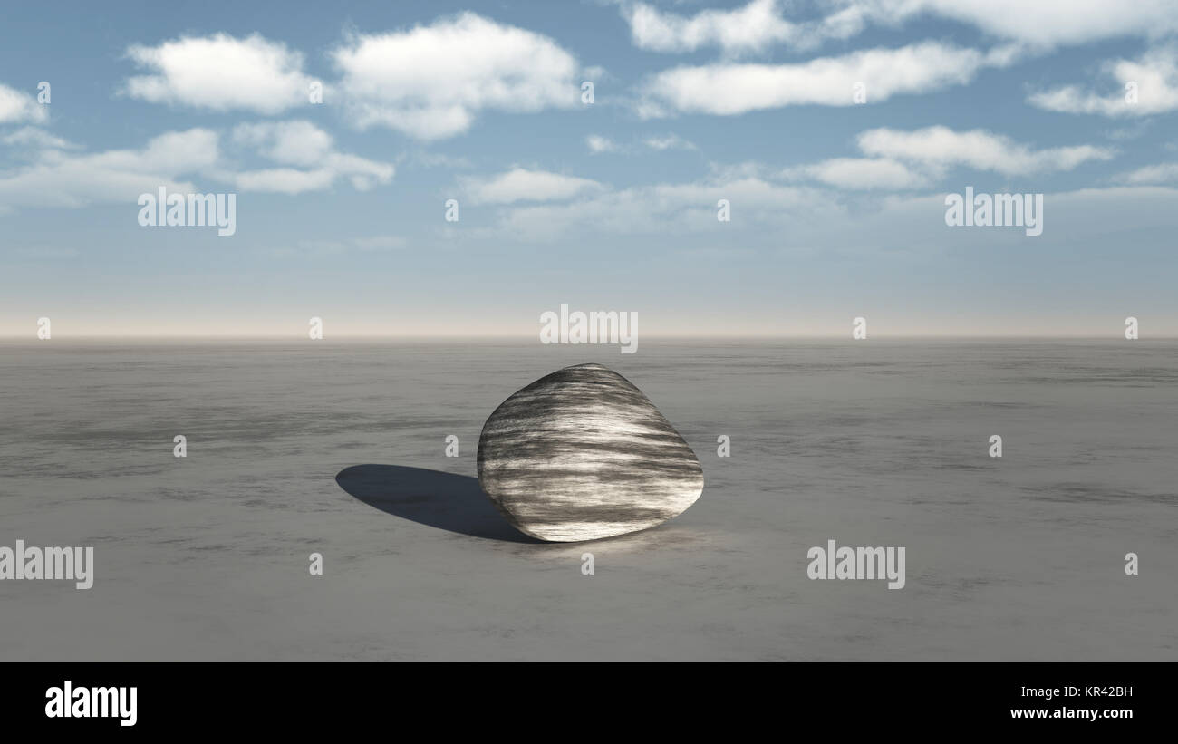 afternoon sky with stone Stock Photo - Alamy