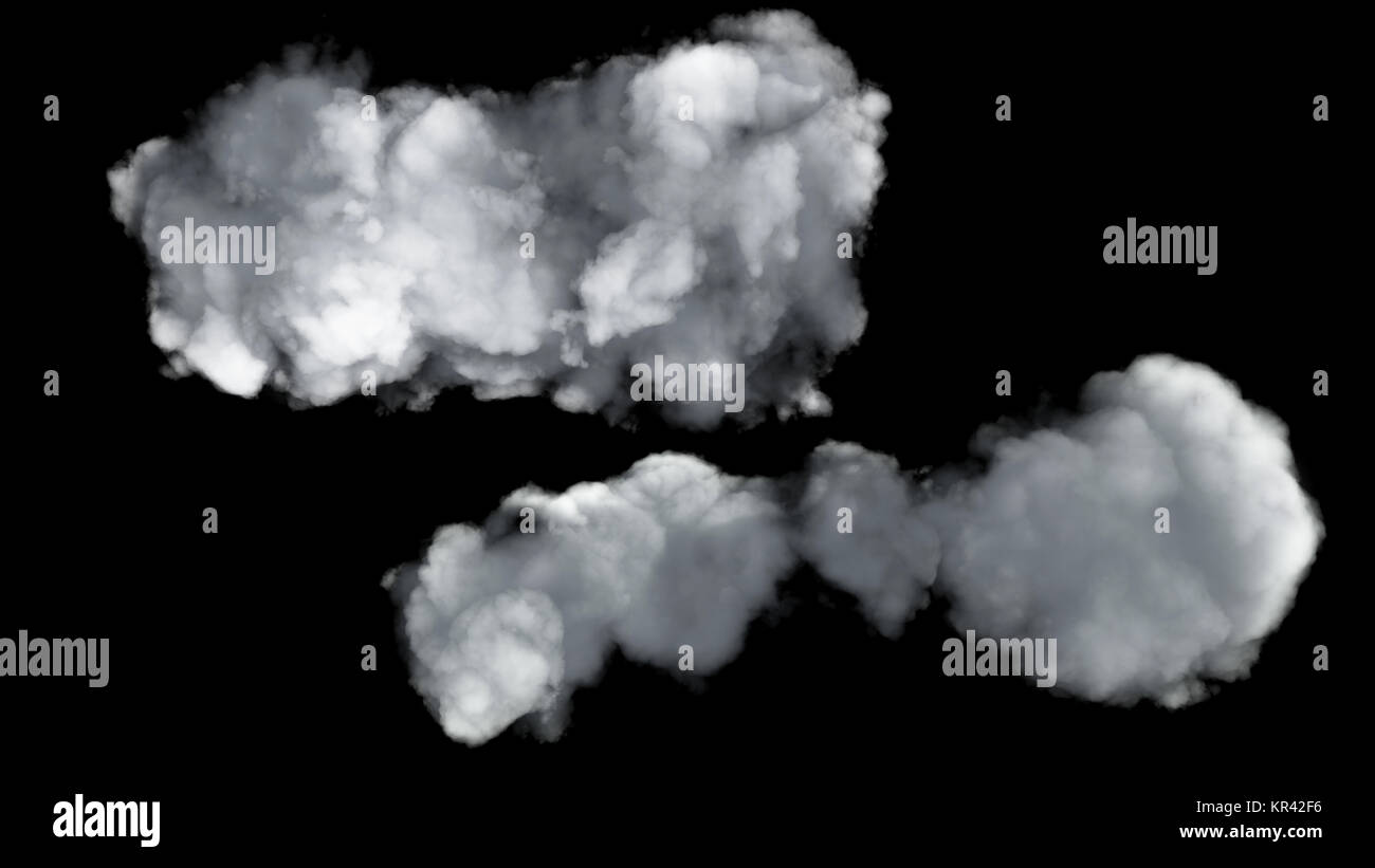 two clouds texture render Stock Photo - Alamy