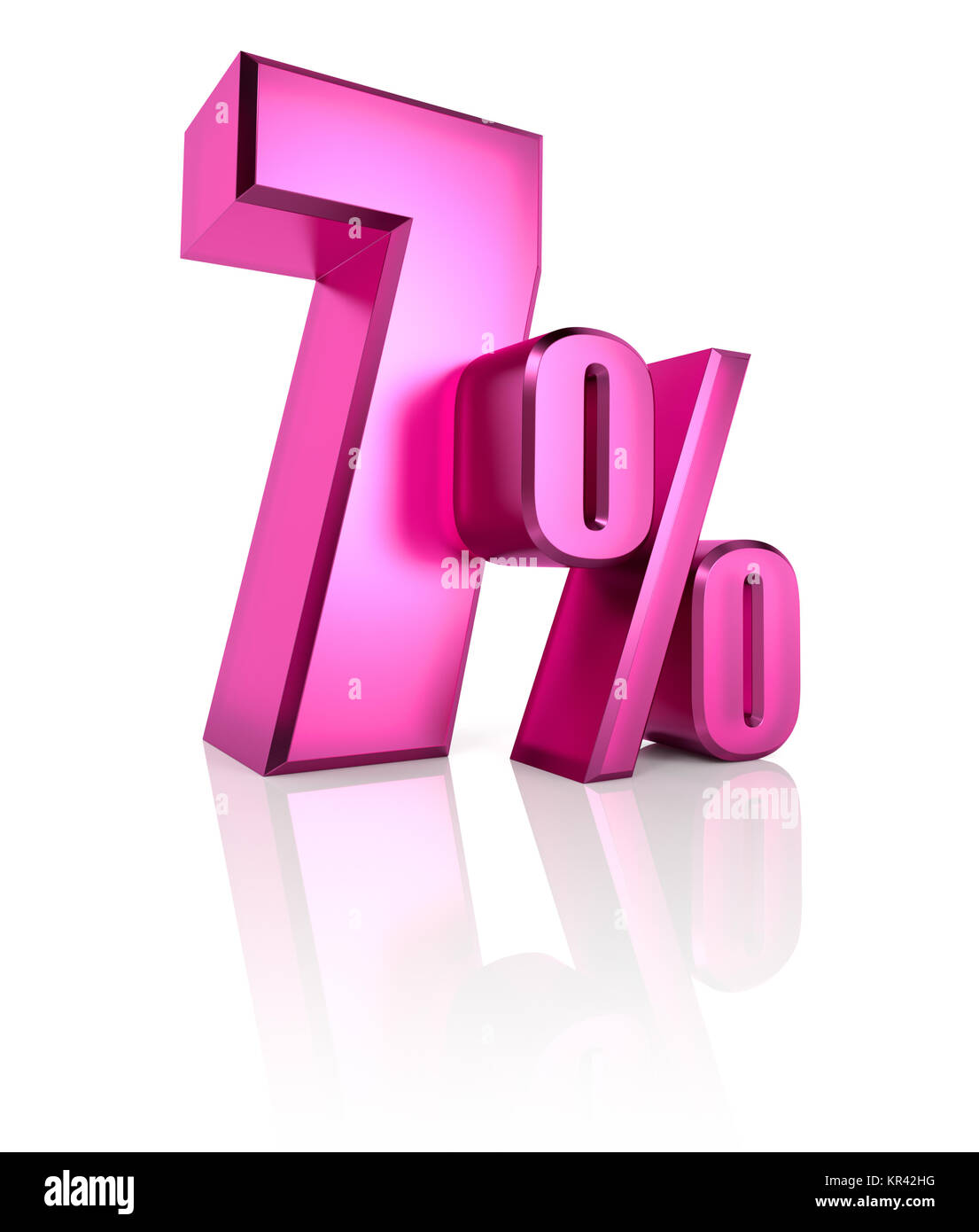 seven percent sign Stock Photo - Alamy