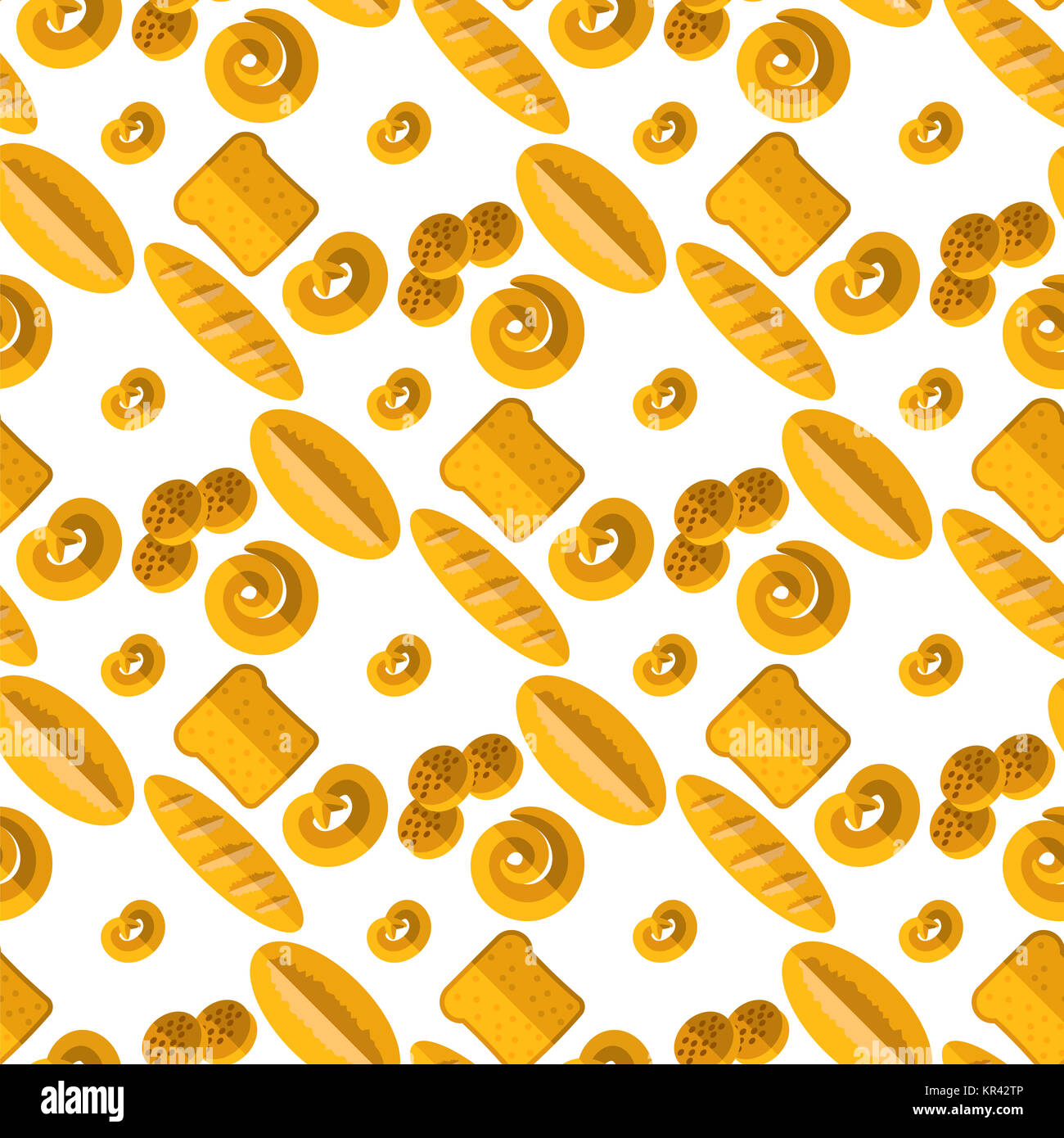 Bakery Seamless Pattern. Food Background Stock Photo - Alamy