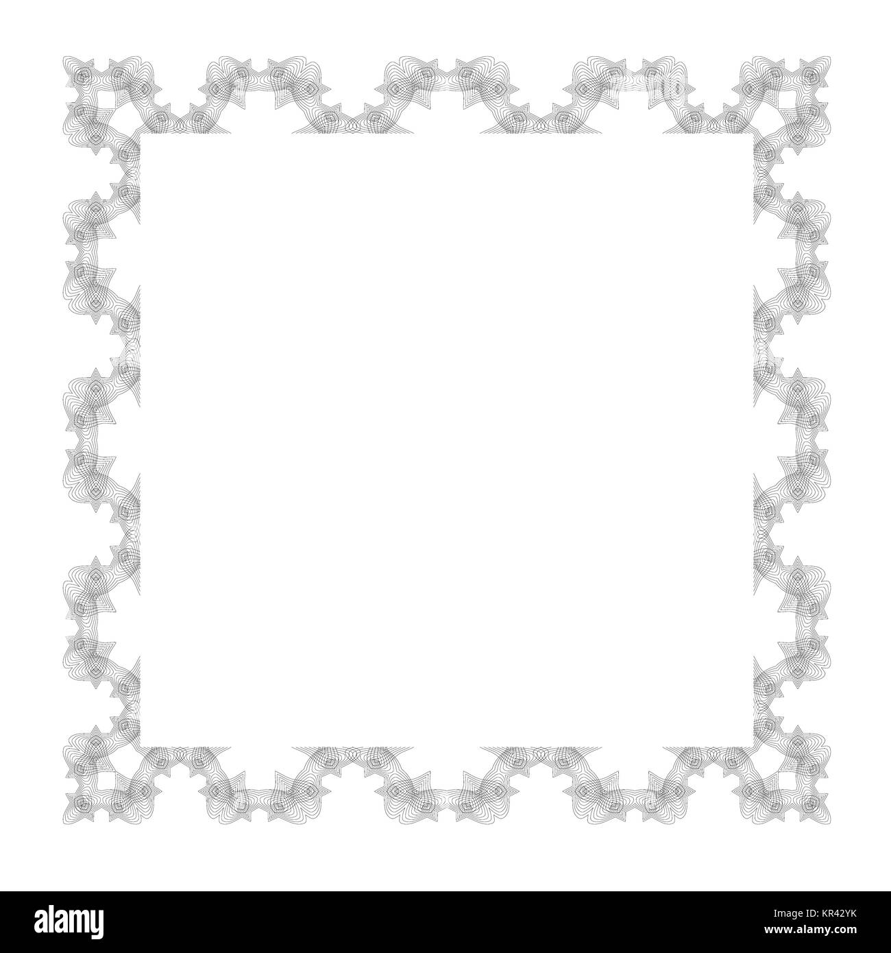 Vintage Retro Square Frame Stock Photo - Alamy