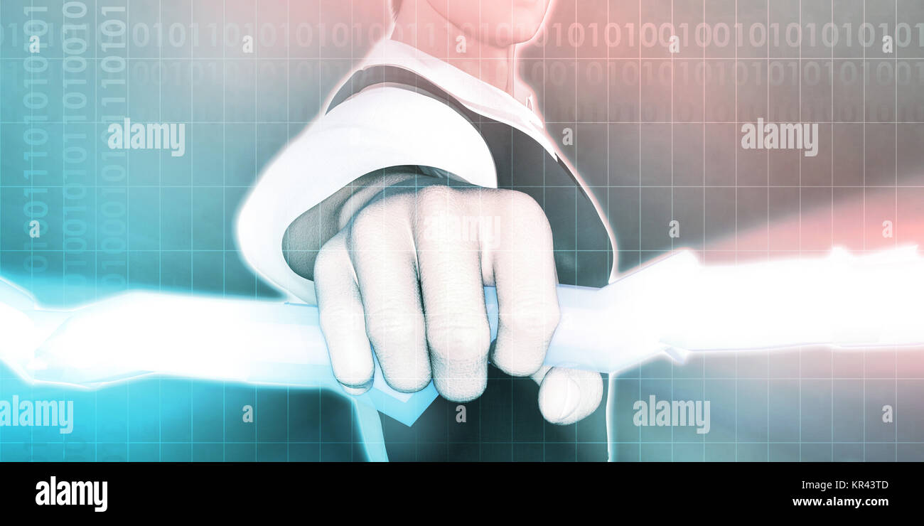 Hand Holding Lightning Bolt Stock Photo - Alamy