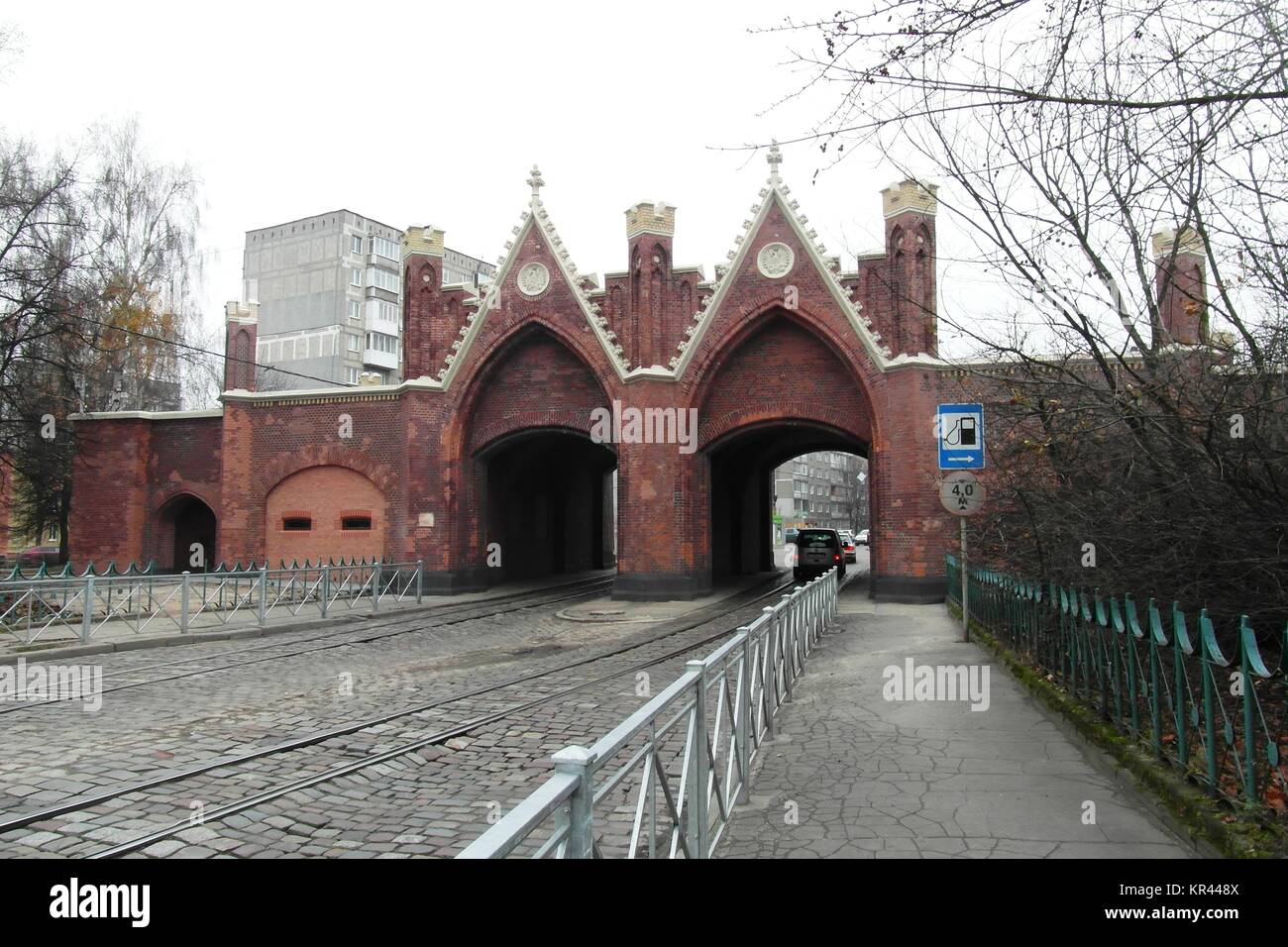 Russian city Kaliningrad, view and architecture Stock Photo - Alamy