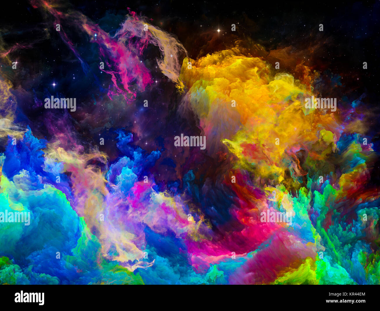 Game of Space Nebula Stock Photo - Alamy