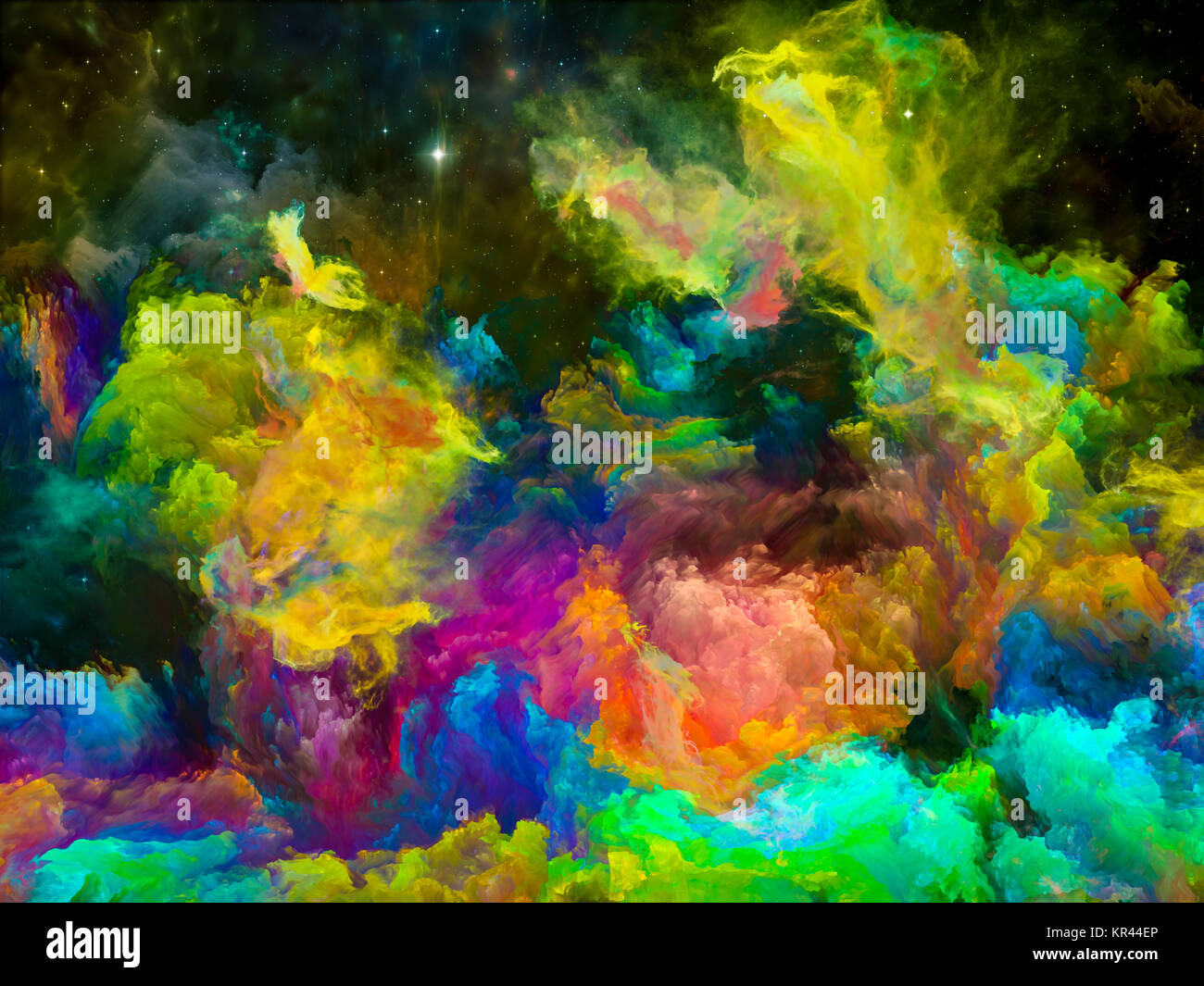 Game of Space Nebula Stock Photo - Alamy