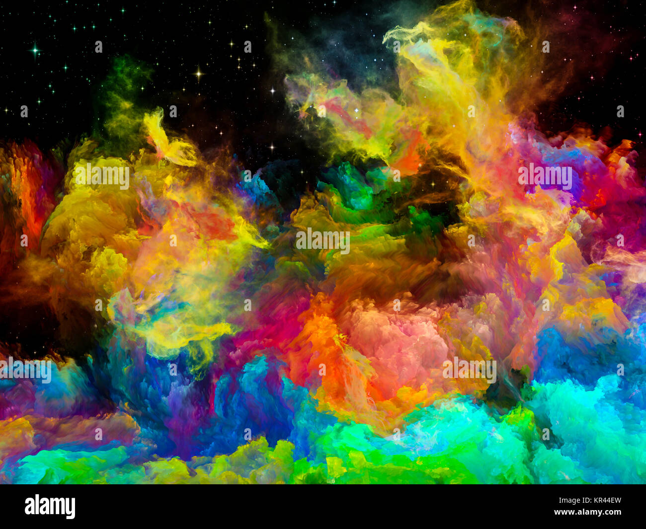 Game of Space Nebula Stock Photo - Alamy