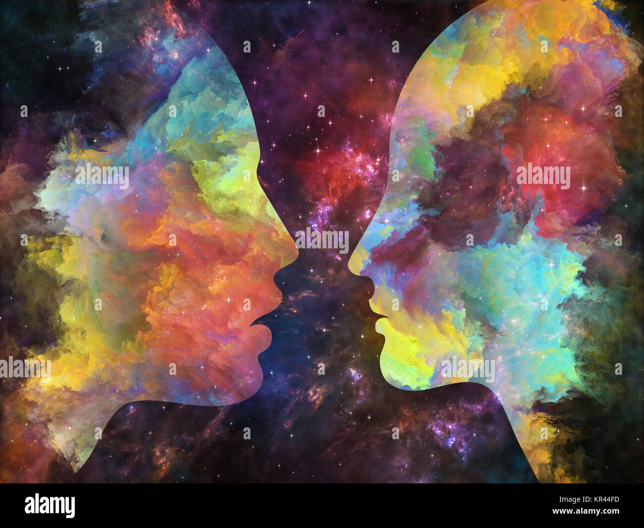 Synergies of Inner Colors Stock Photo - Alamy