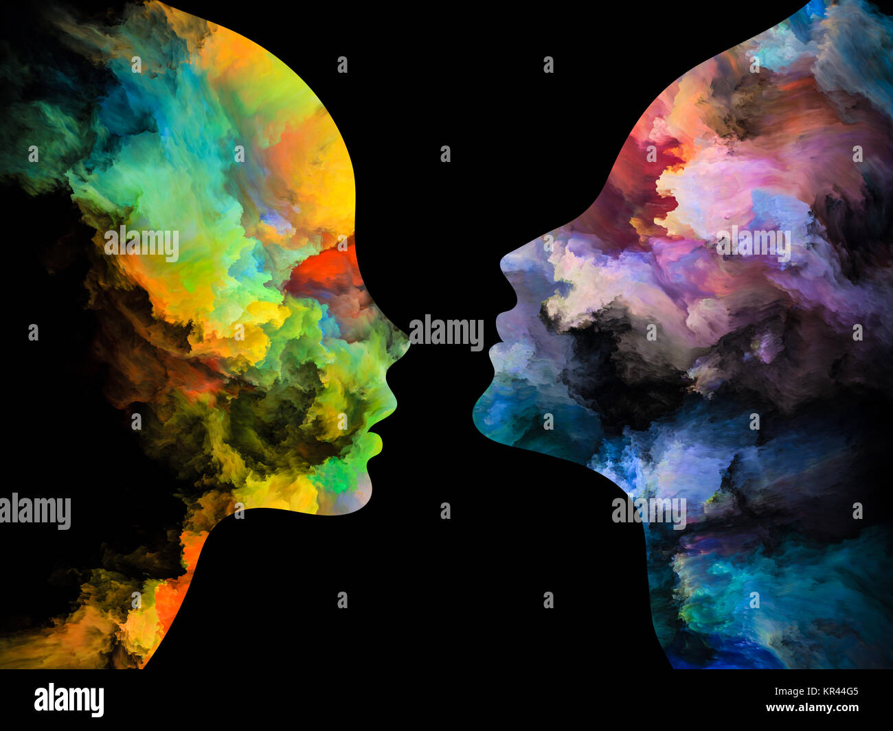 Energy of Inner Colors Stock Photo - Alamy