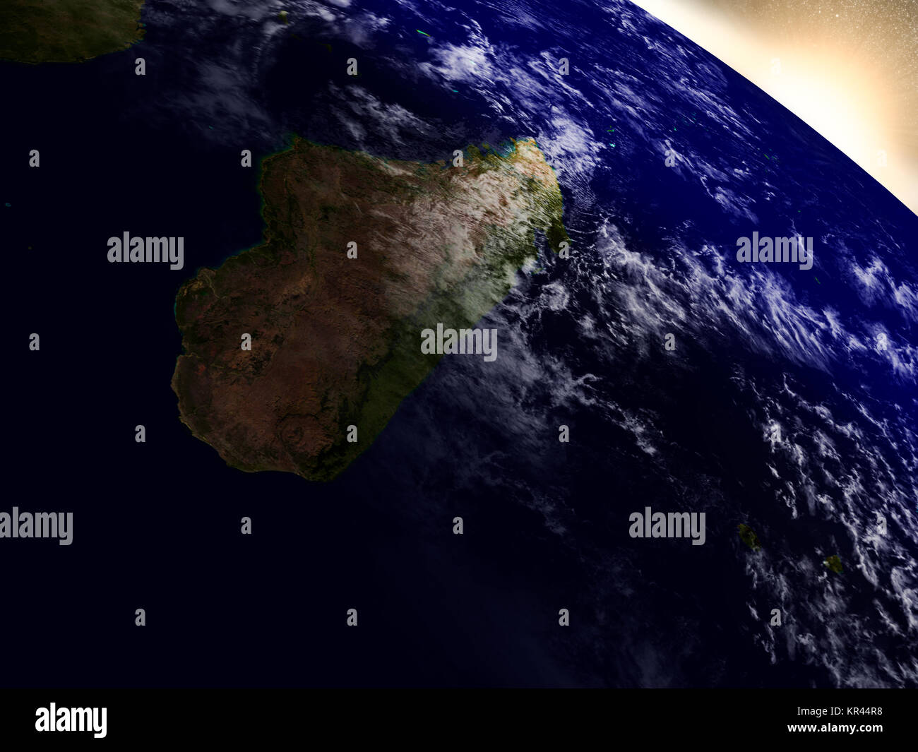 Map satellite geography madagascar hi-res stock photography and images ...