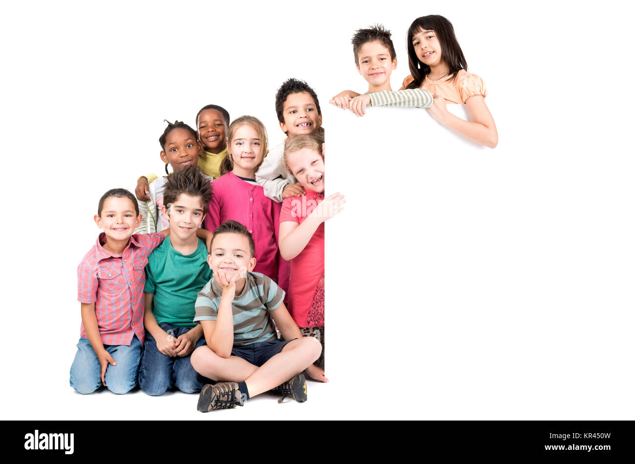 Group of children Stock Photo - Alamy
