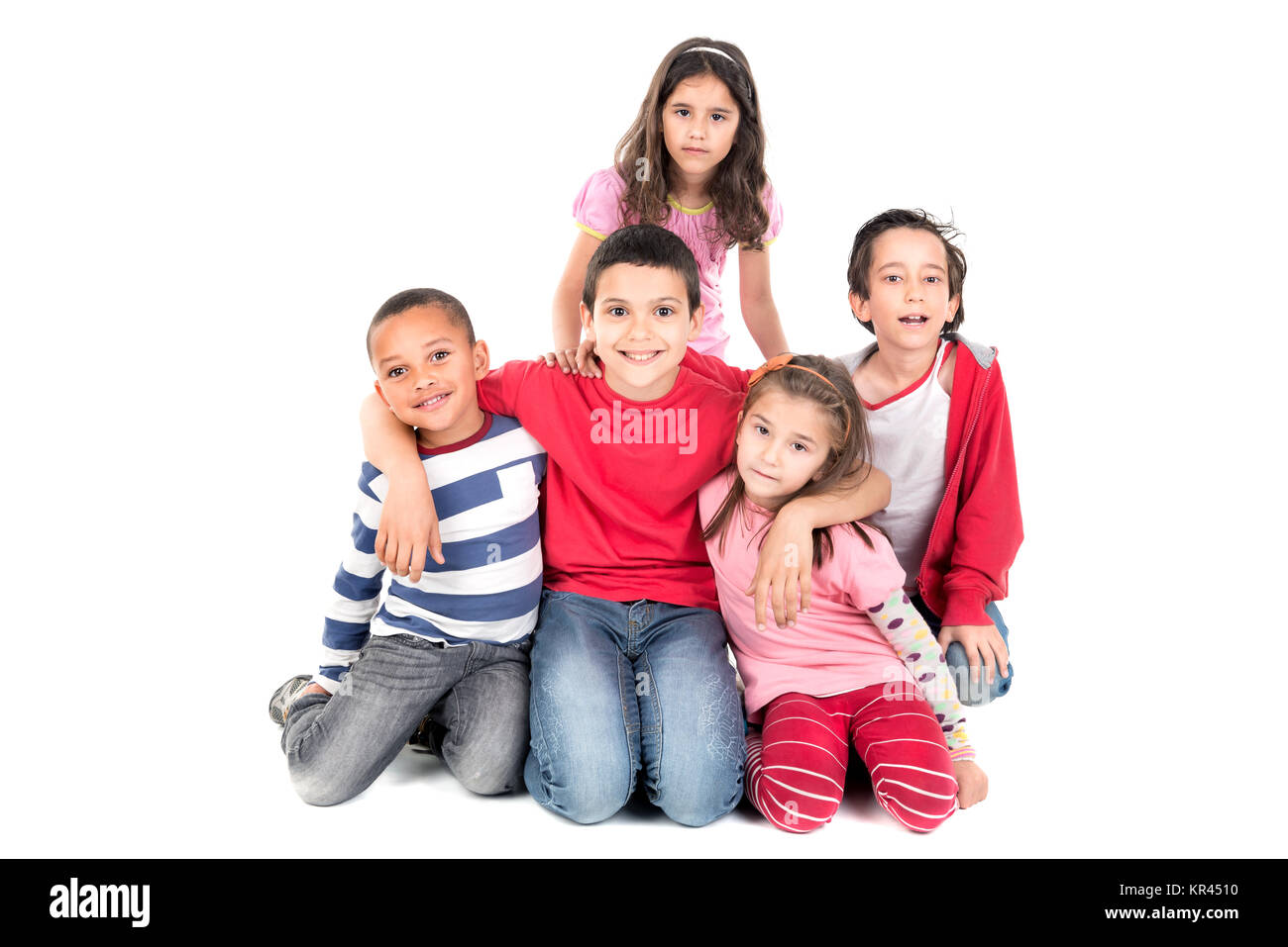 Group of children Stock Photo - Alamy