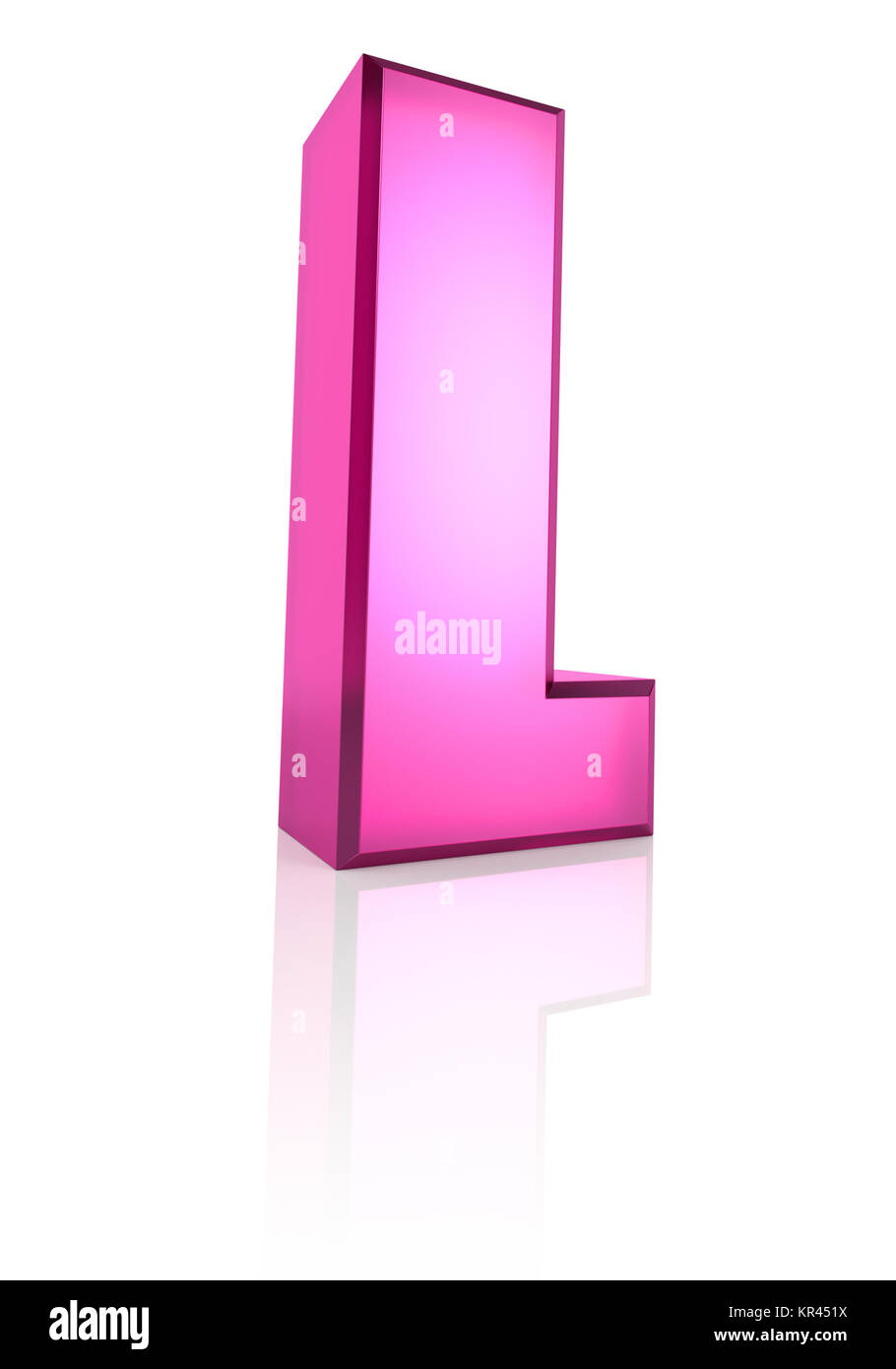 pink letter l Stock Photo - Alamy