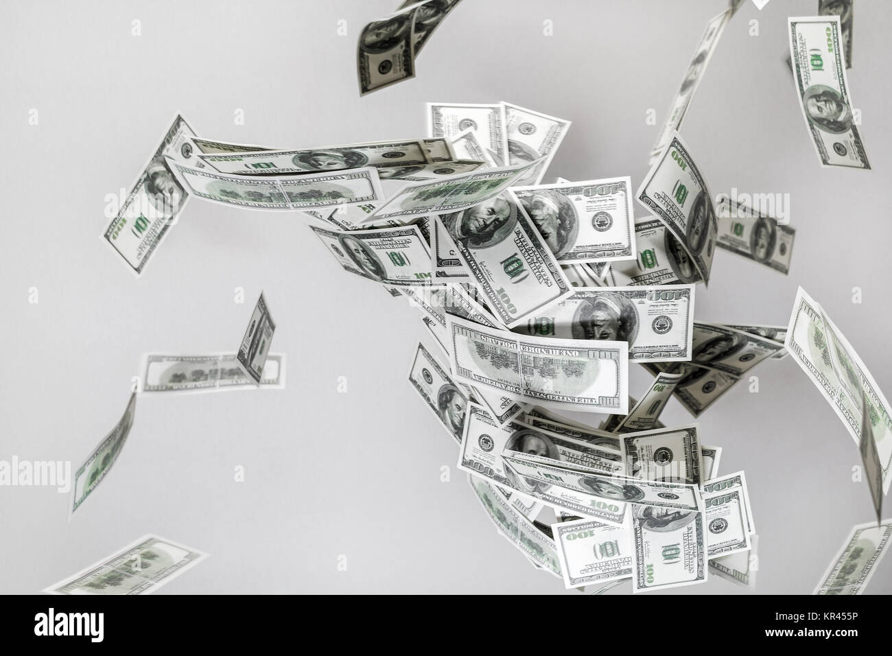 Money is flying Stock Photo - Alamy