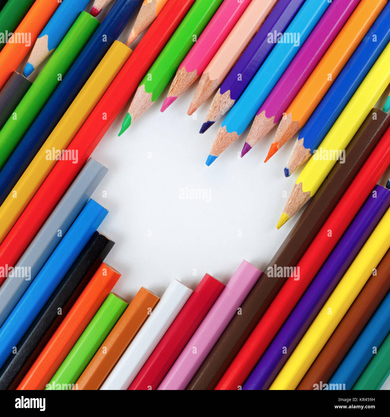 Pencils and heart Stock Photo - Alamy