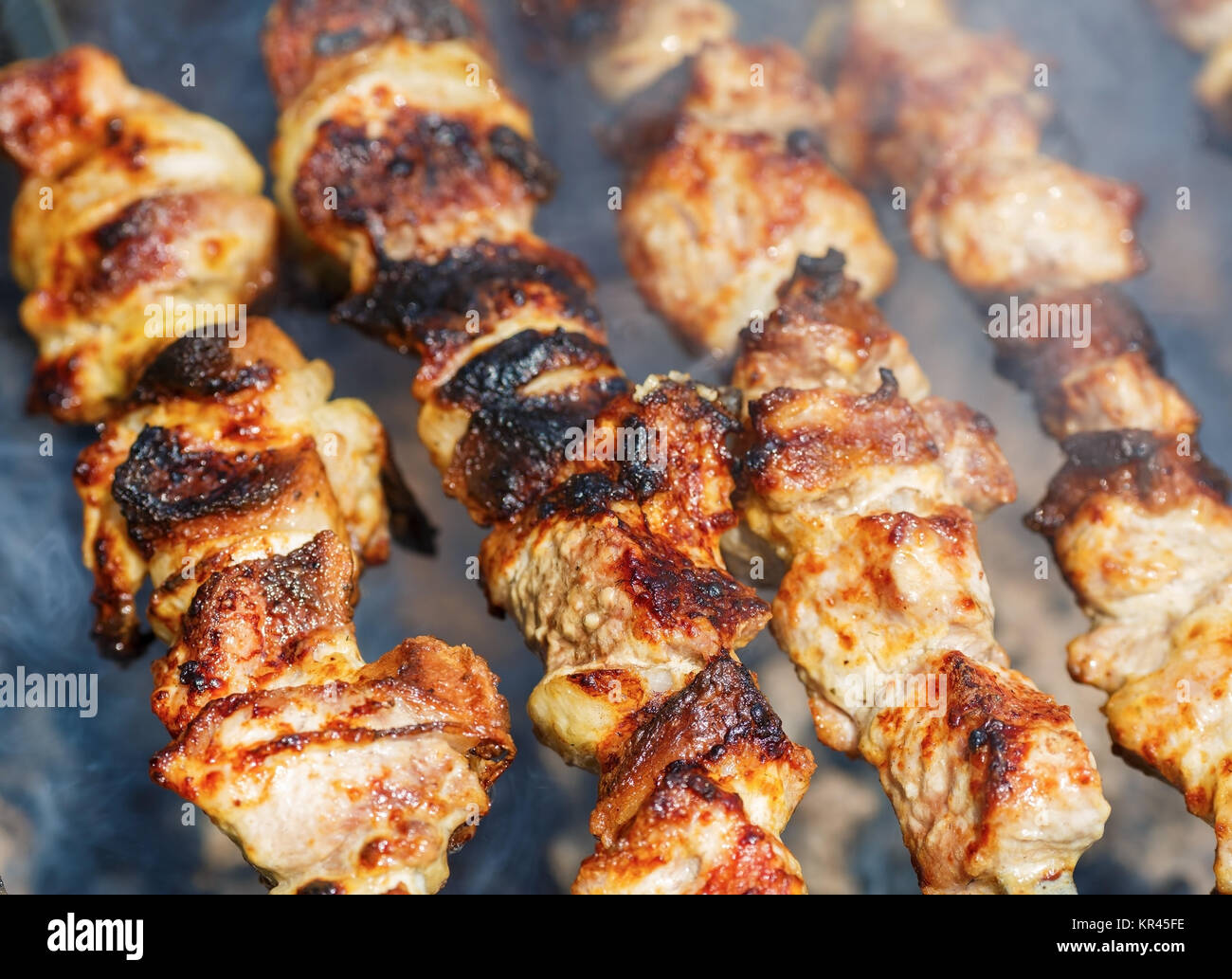 Close-up of barbecue Stock Photo - Alamy