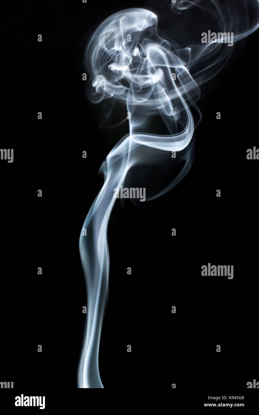 Abstract curls of smoke hi-res stock photography and images - Alamy