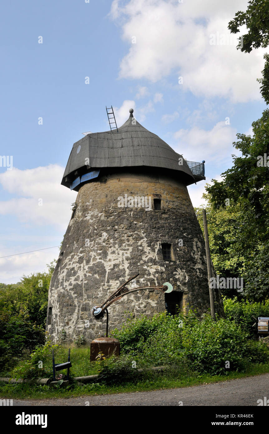 old windmill in gehrden Stock Photo - Alamy