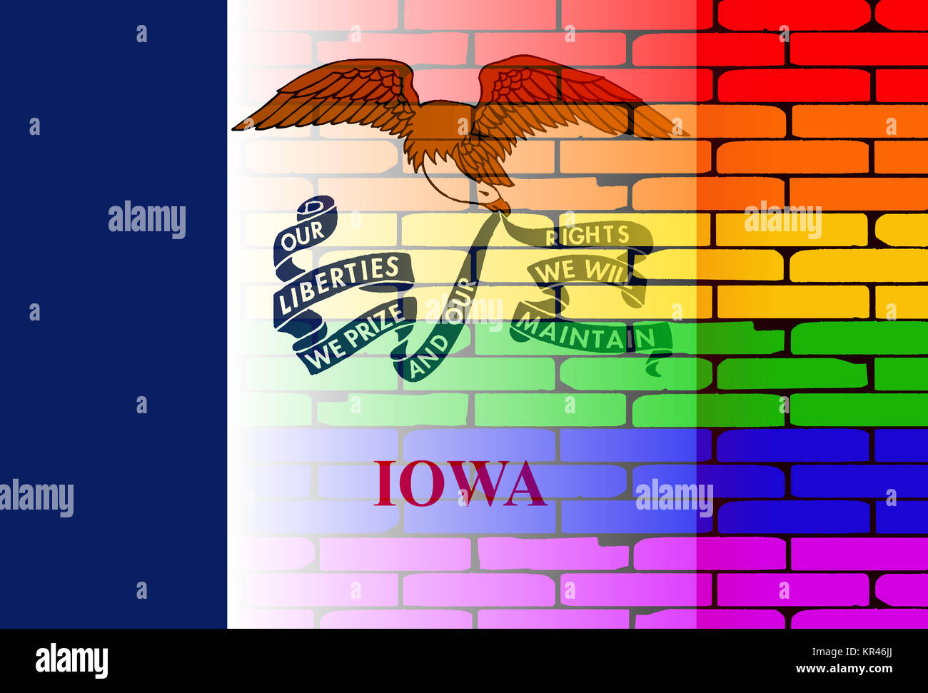 Iowa drawing hi-res stock photography and images - Alamy