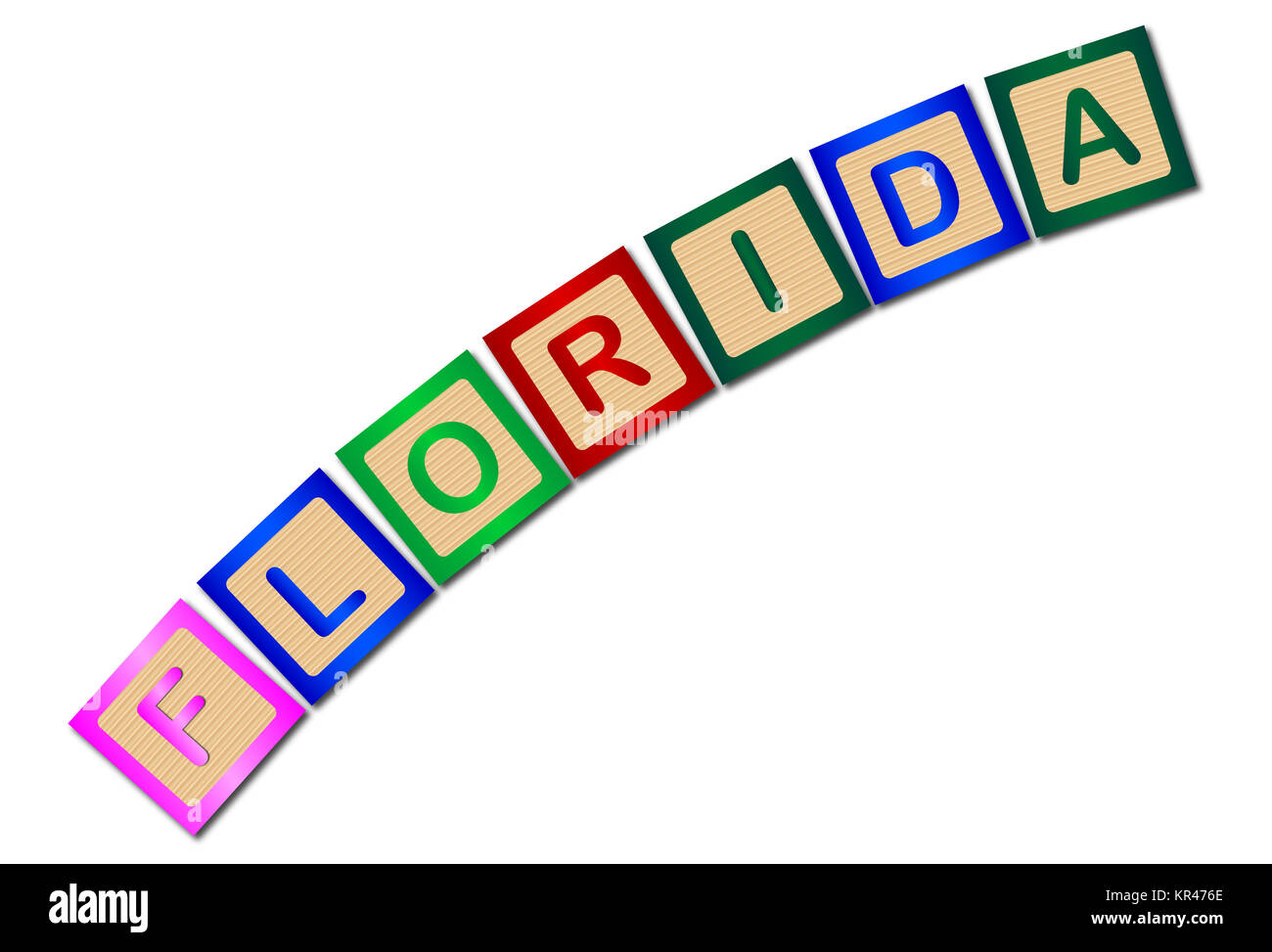 The word florida Cut Out Stock Images & Pictures - Alamy