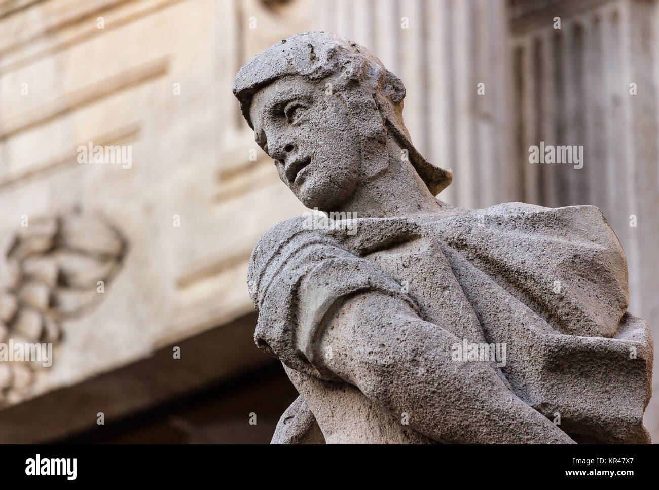 Sicilian Baroque statue Stock Photo - Alamy