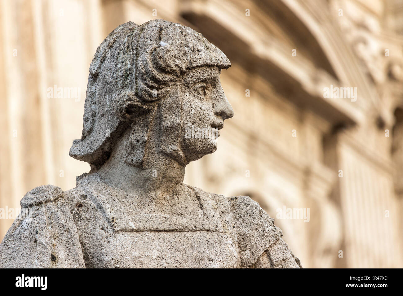 Sicilian Baroque statue Stock Photo - Alamy
