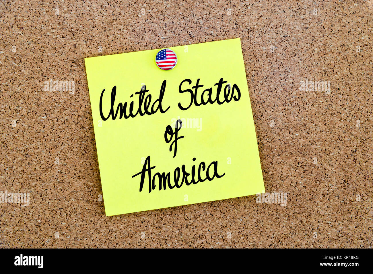 Written text United States Of America Stock Photo - Alamy