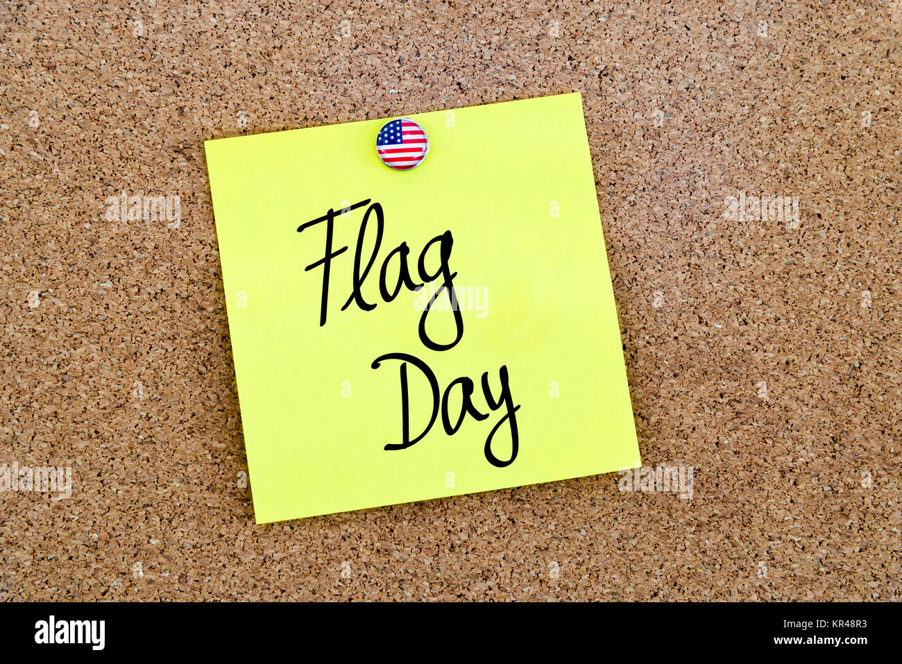 Written text Flag Day over yellow paper note Stock Photo - Alamy