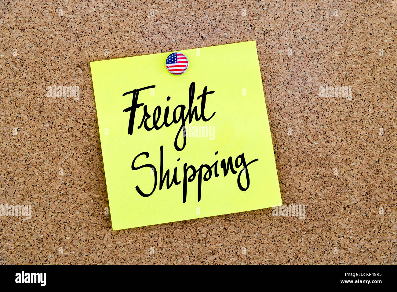 Written text Freight Shipping over paper note Stock Photo - Alamy