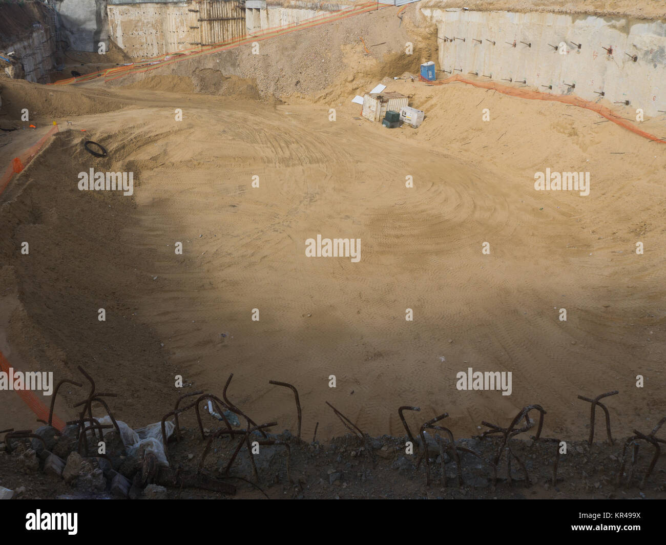 concrete casting work. using concrete vibrator for compacting concrete ...