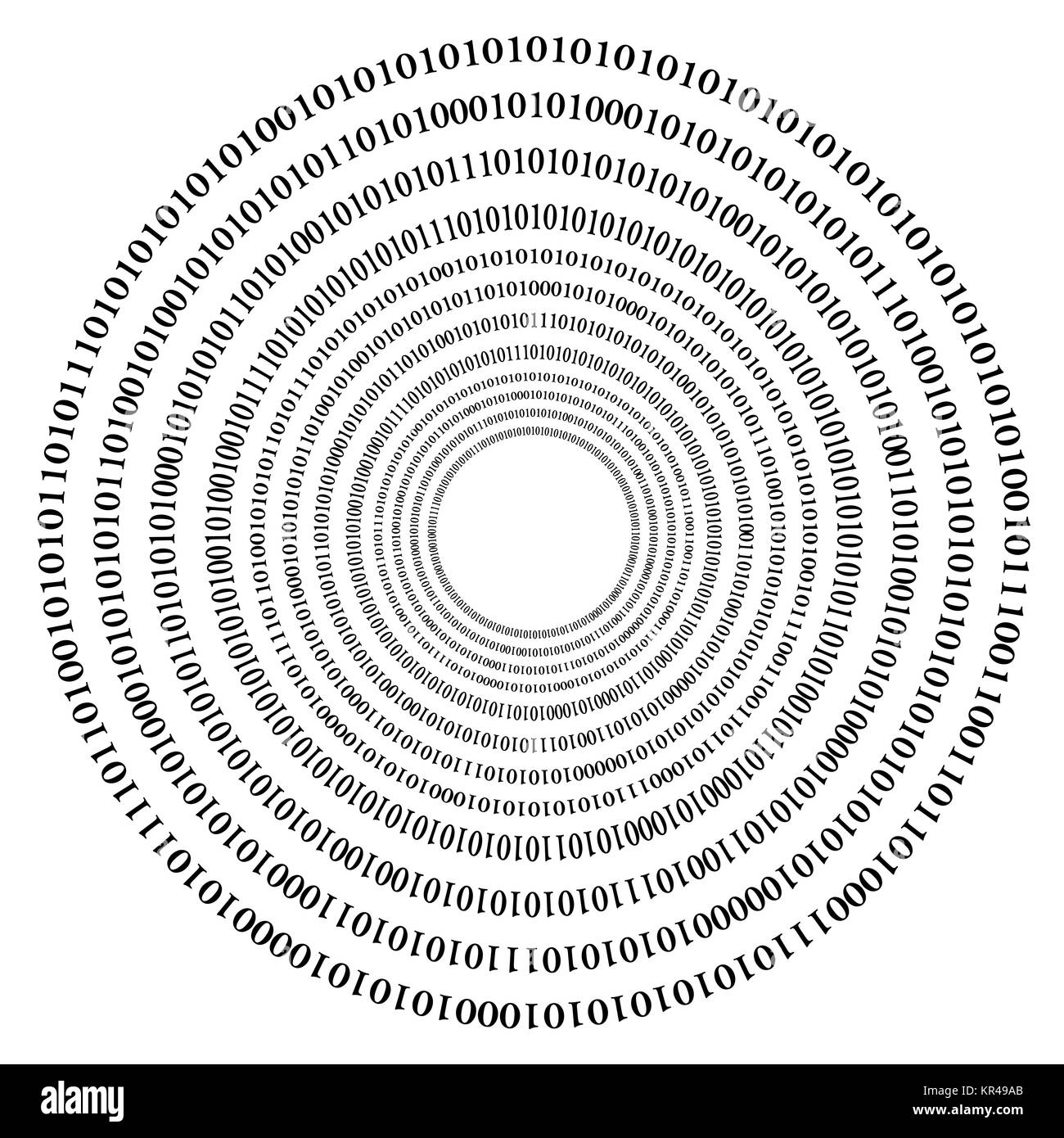 Zero one binary code Cut Out Stock Images & Pictures - Alamy