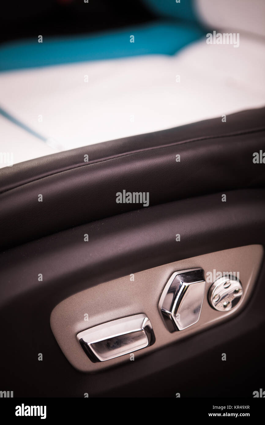 Car seat adjustment Stock Photo - Alamy