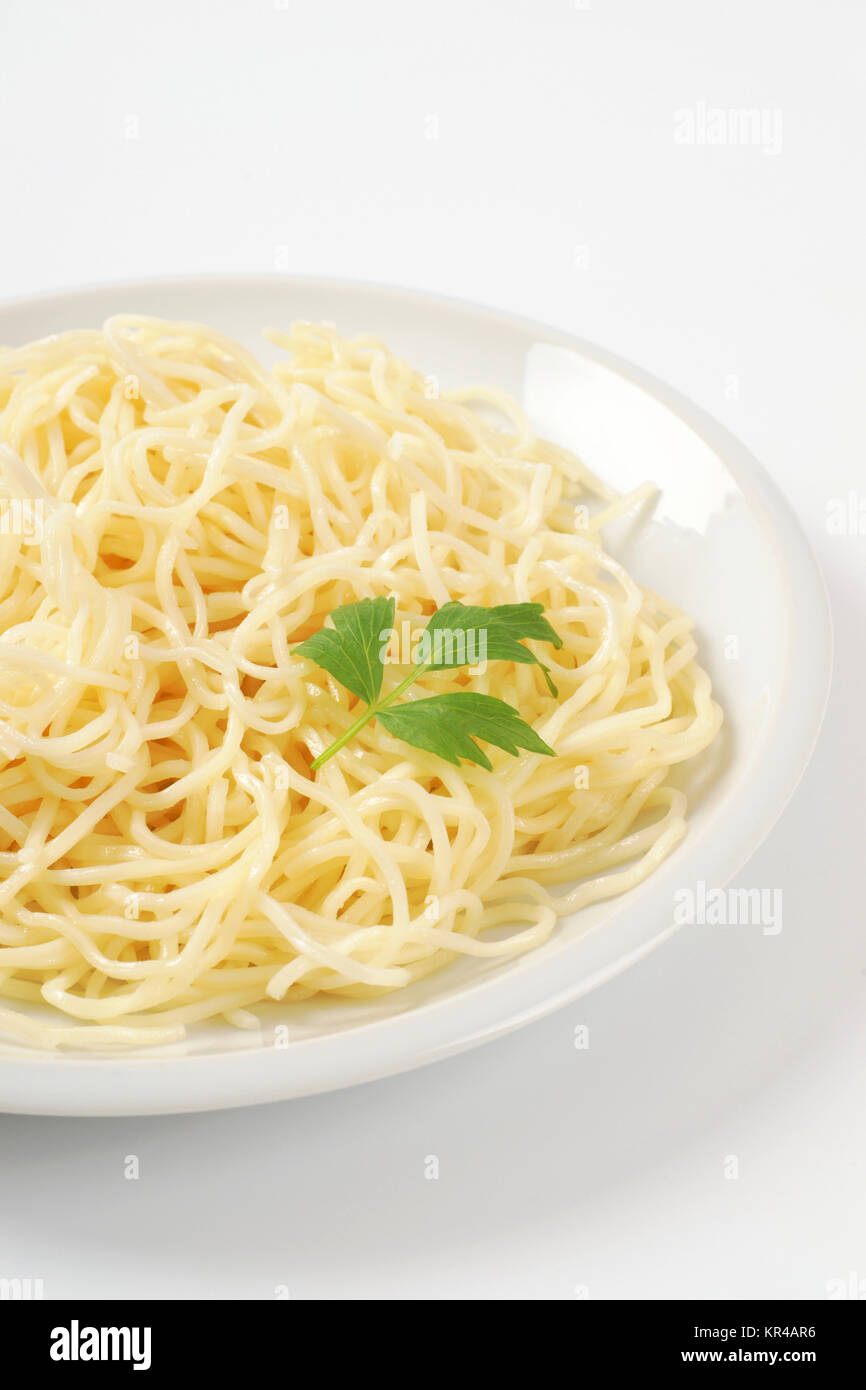 plate of noodles Stock Photo - Alamy