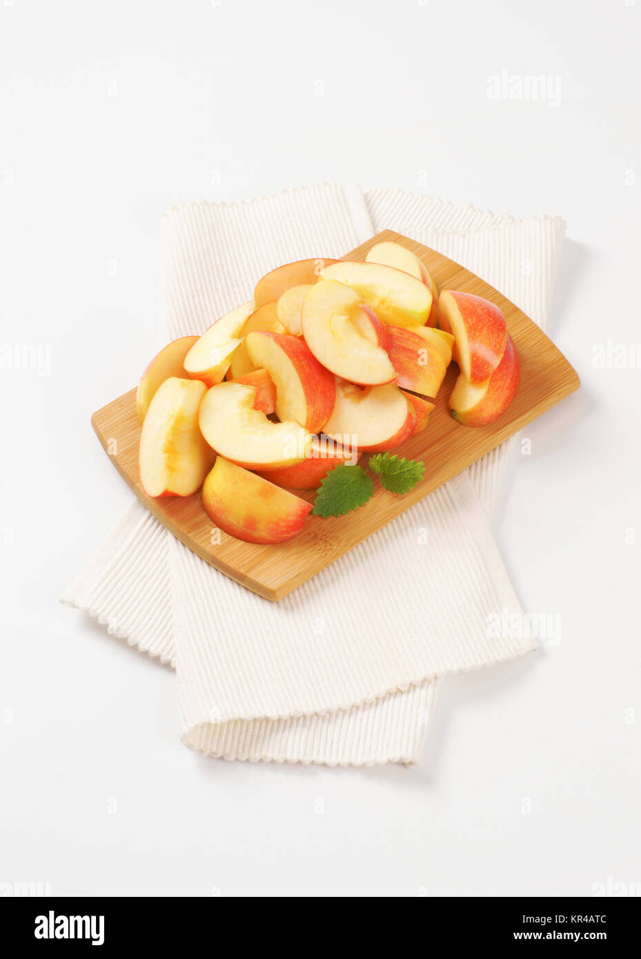 fresh sliced apple Stock Photo - Alamy