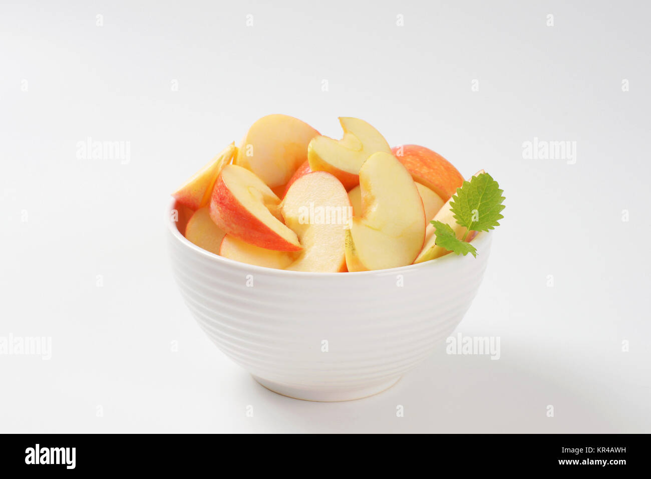 fresh sliced apple Stock Photo - Alamy