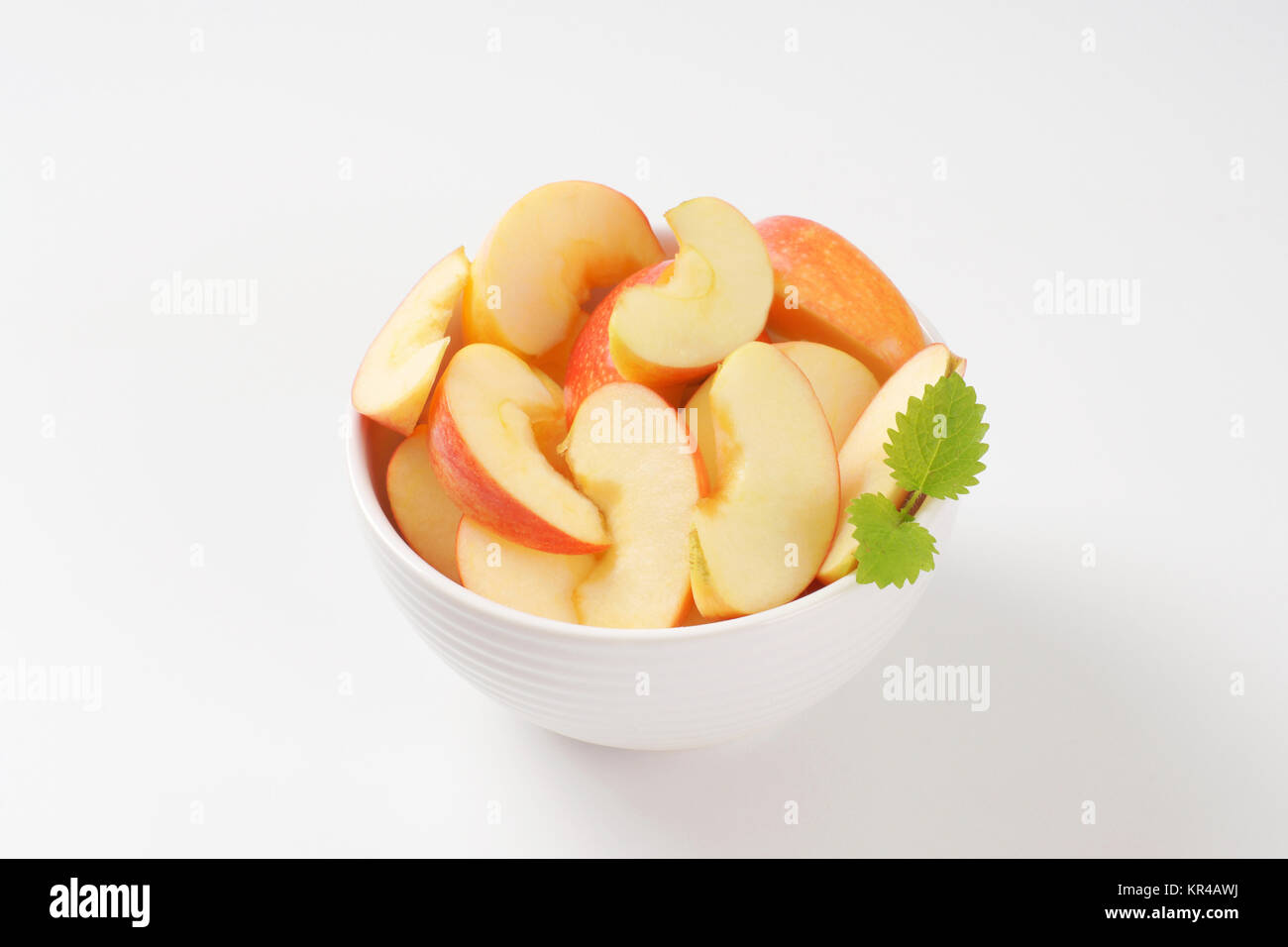 fresh sliced apple Stock Photo - Alamy