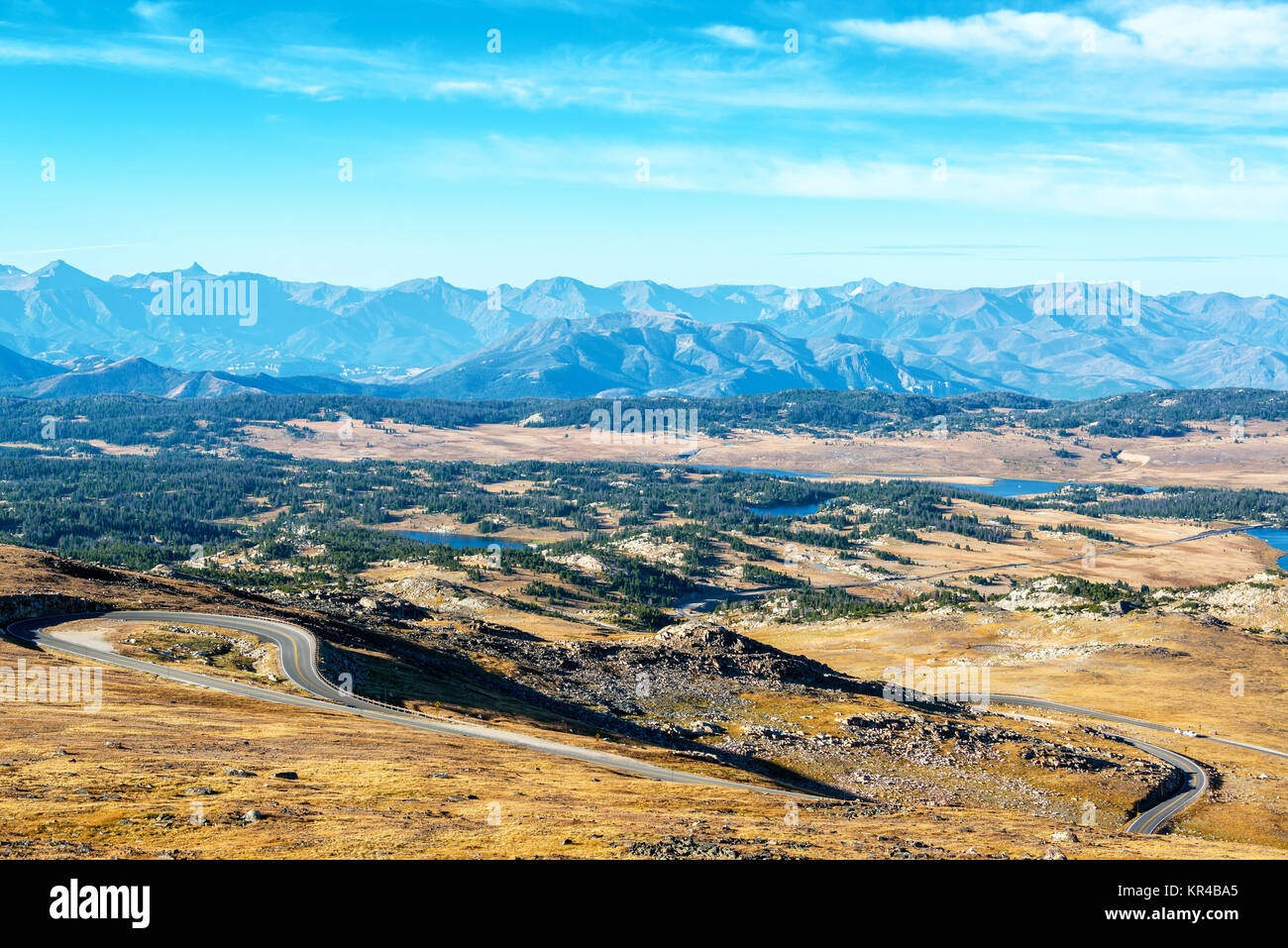 Shoshone National Forest View Stock Photo - Alamy