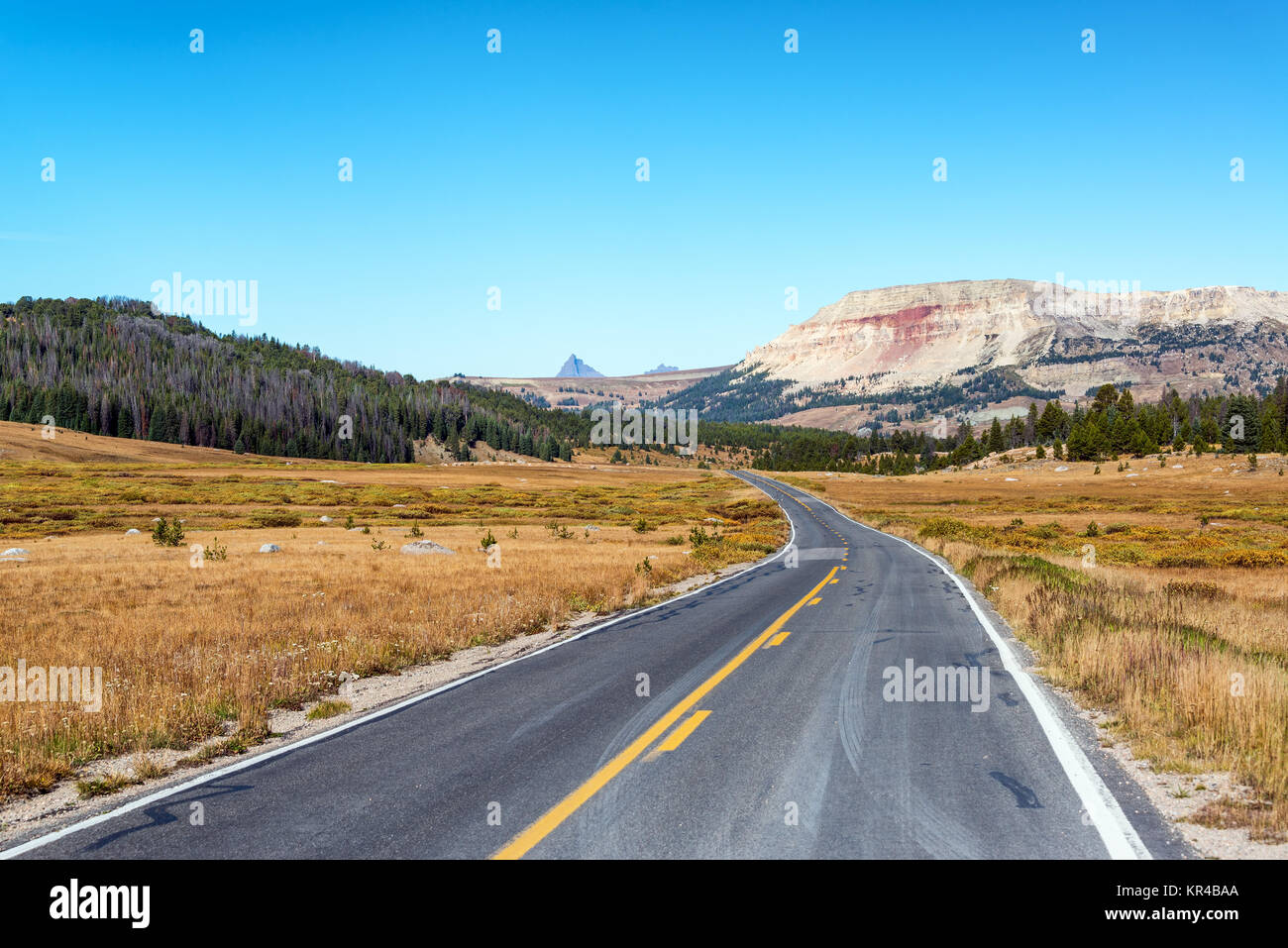 Highway and Beautiful Landscape Stock Photo - Alamy