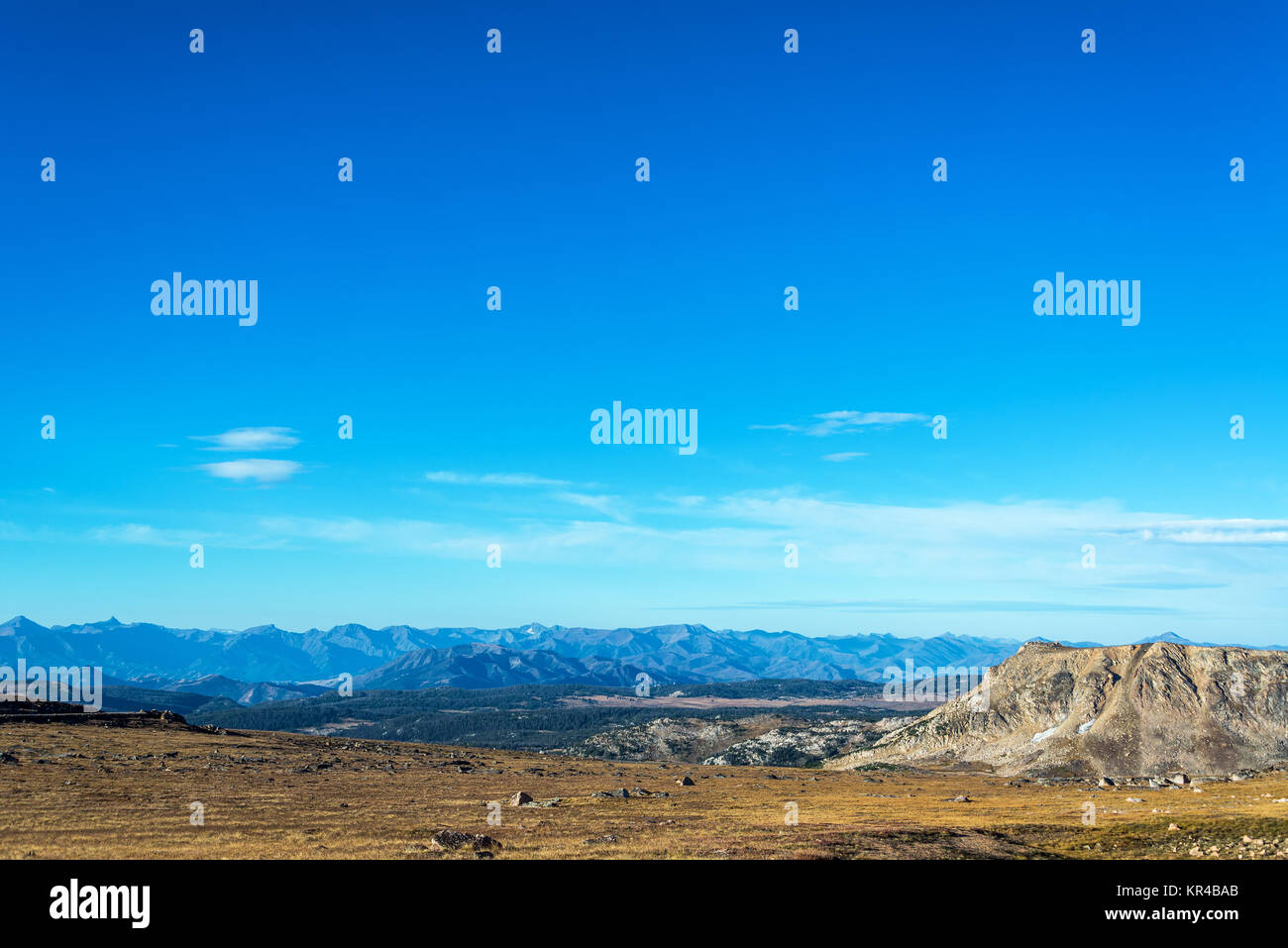 Mountain Range Landscape Stock Photo - Alamy