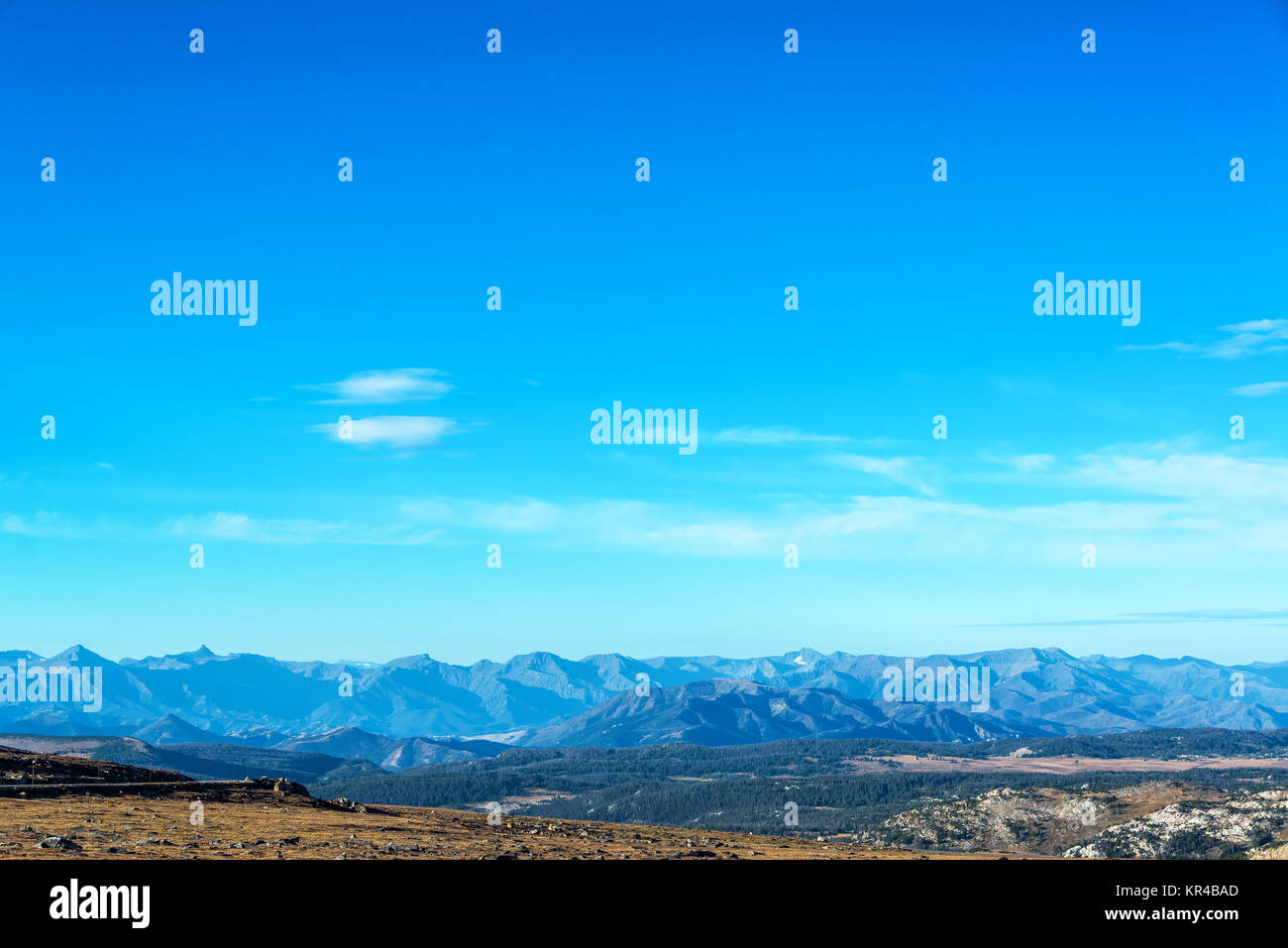 Beautiful Mountain Range Landscape Stock Photo - Alamy
