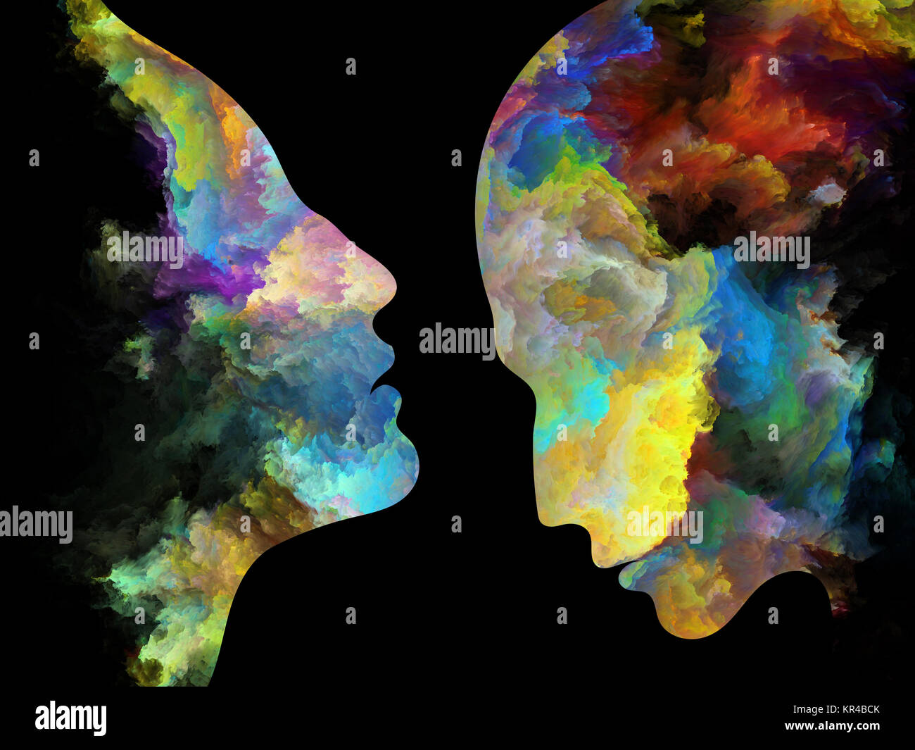 Synergies of Inner Colors Stock Photo - Alamy