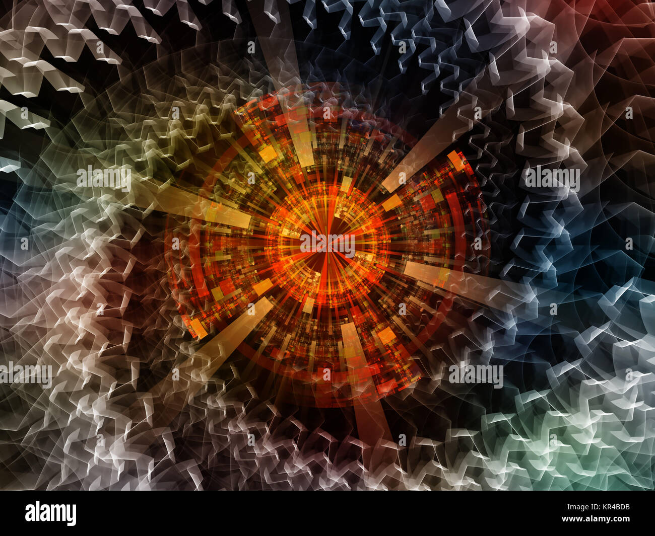 Vision of Central Processing Stock Photo - Alamy