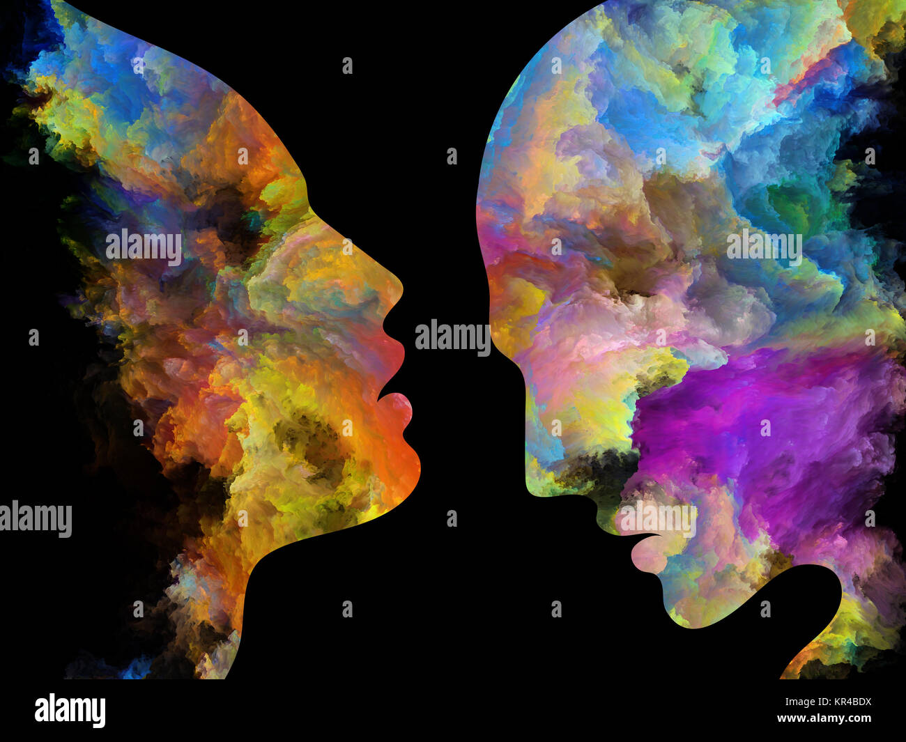 Paradigm of Inner Colors Stock Photo - Alamy