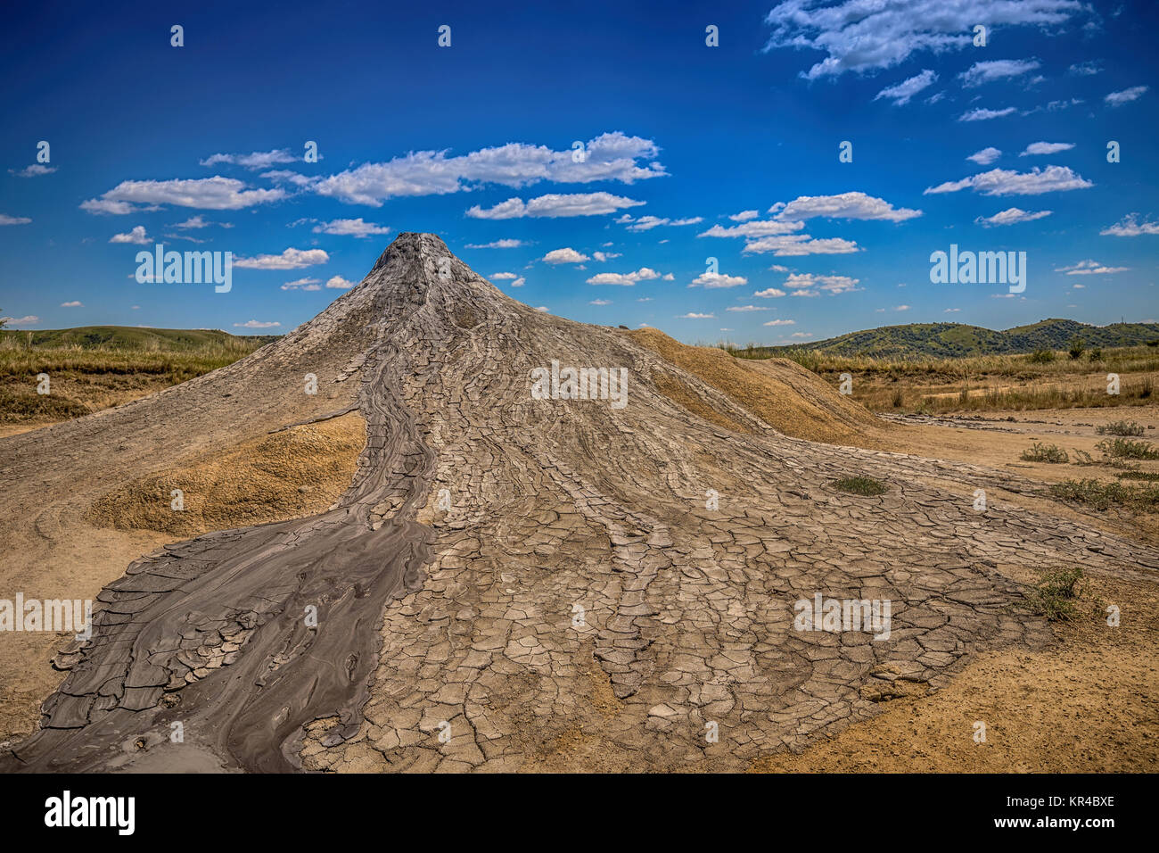 Active mud volcanoes Stock Photo - Alamy