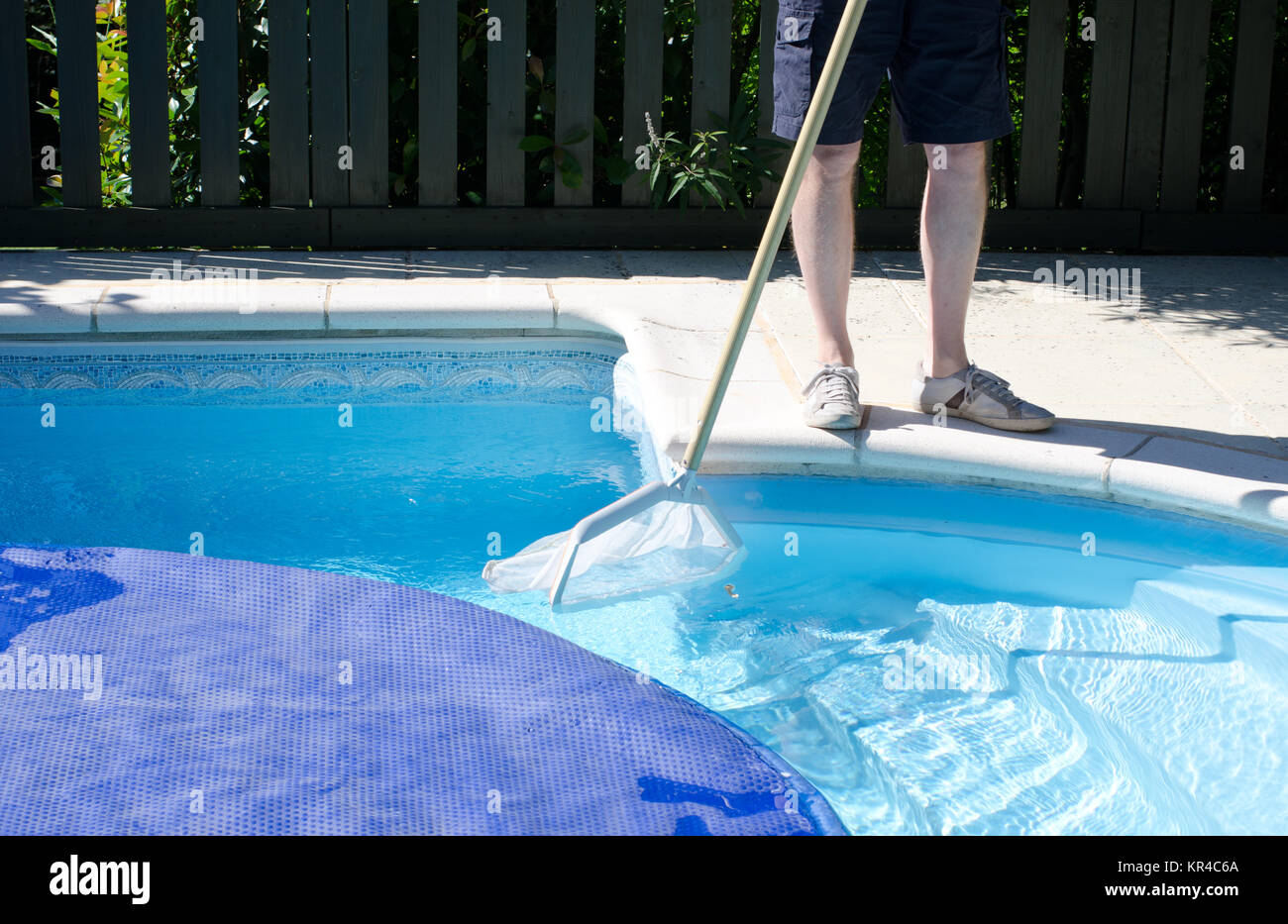 Water pool employee hi-res stock photography and images - Alamy